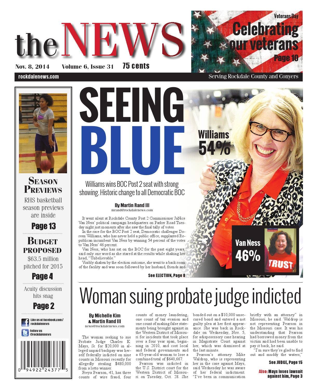 The Rockdale News Saturday Nov 8th, 2014 by The Covington News - Issuu