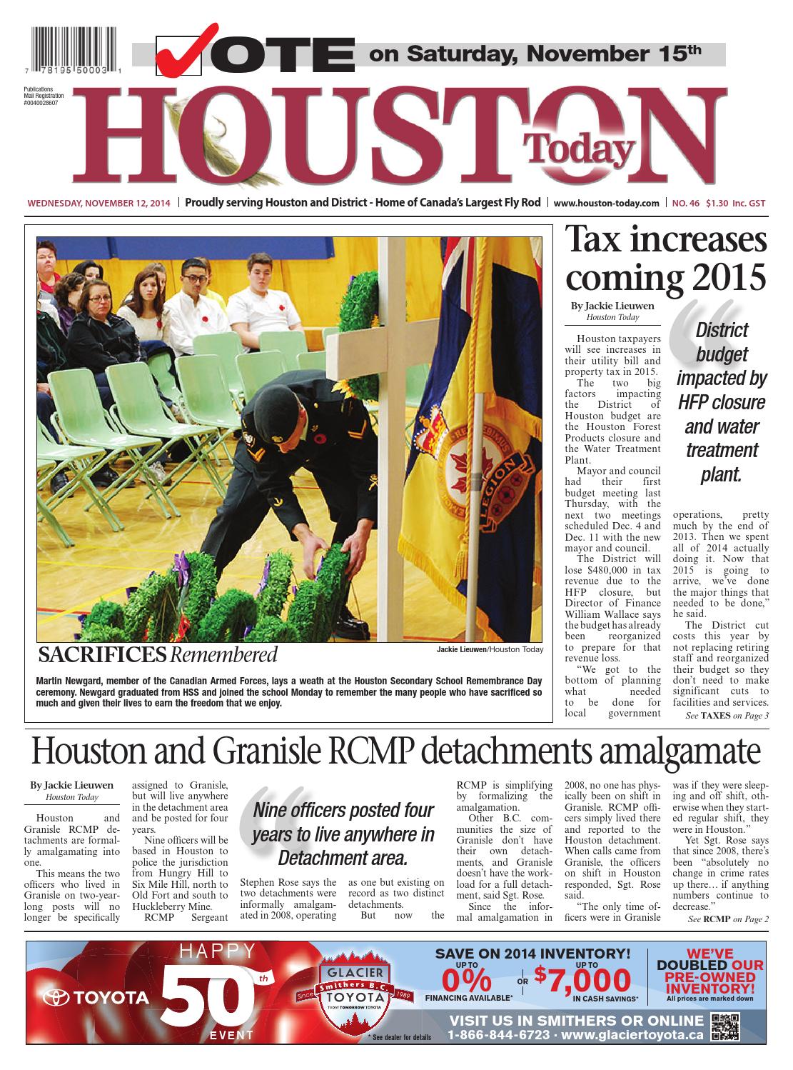 Houston Today, November 12, 2014 by Black Press Media Group - Issuu