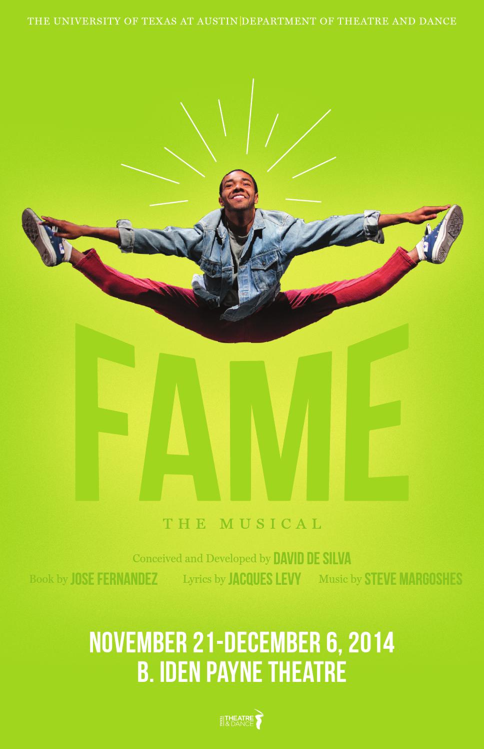 Fame The Musical Program by Texas Theatre and Dance - Issuu