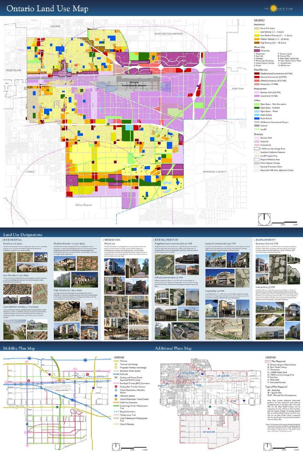 Ontario General Plan: Land Use Map (Board) by PlaceWorks - Issuu
