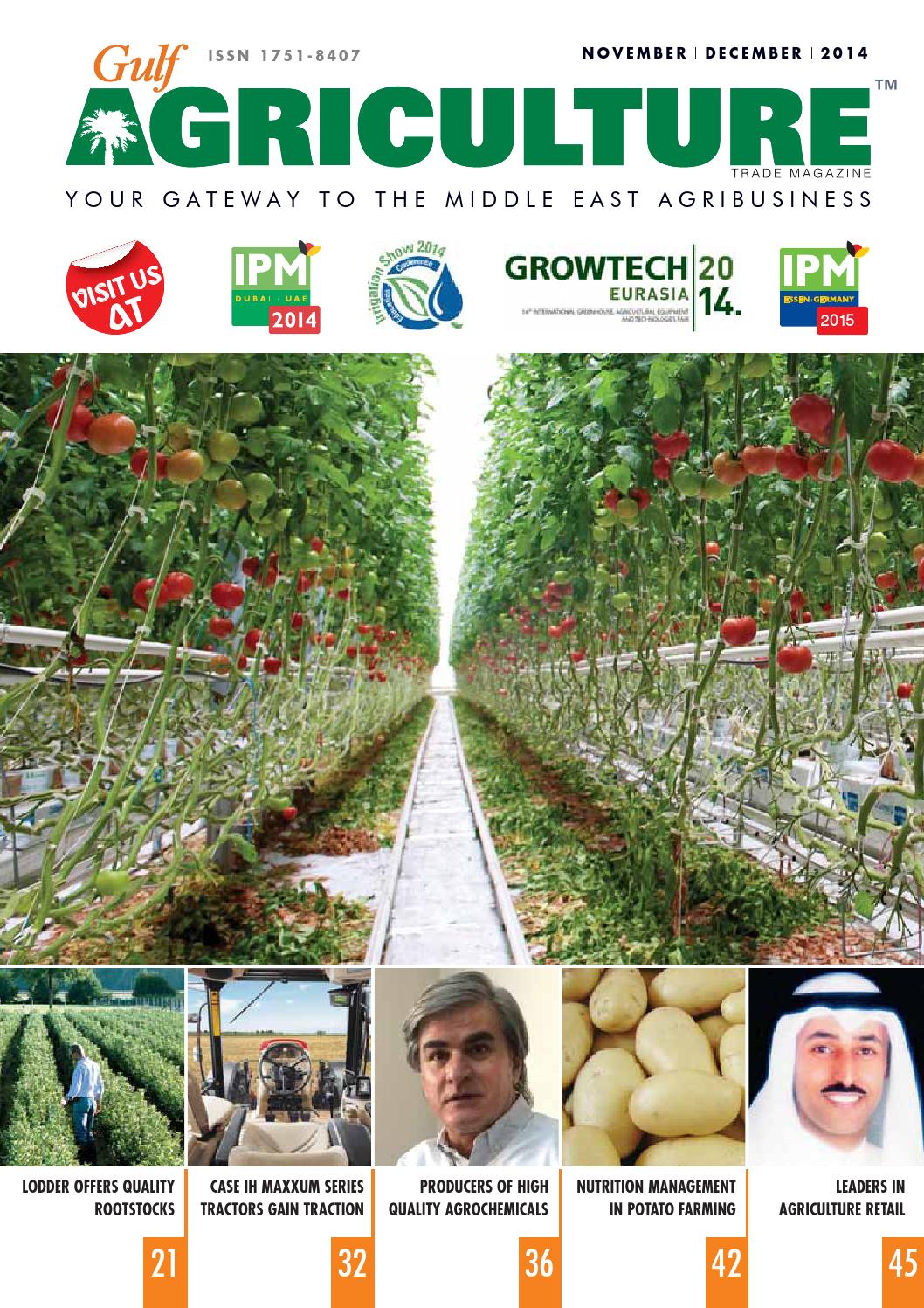 Gulf Agriculture Magazine (Nov-Dec 2014) by Food Business/ Gulf ...