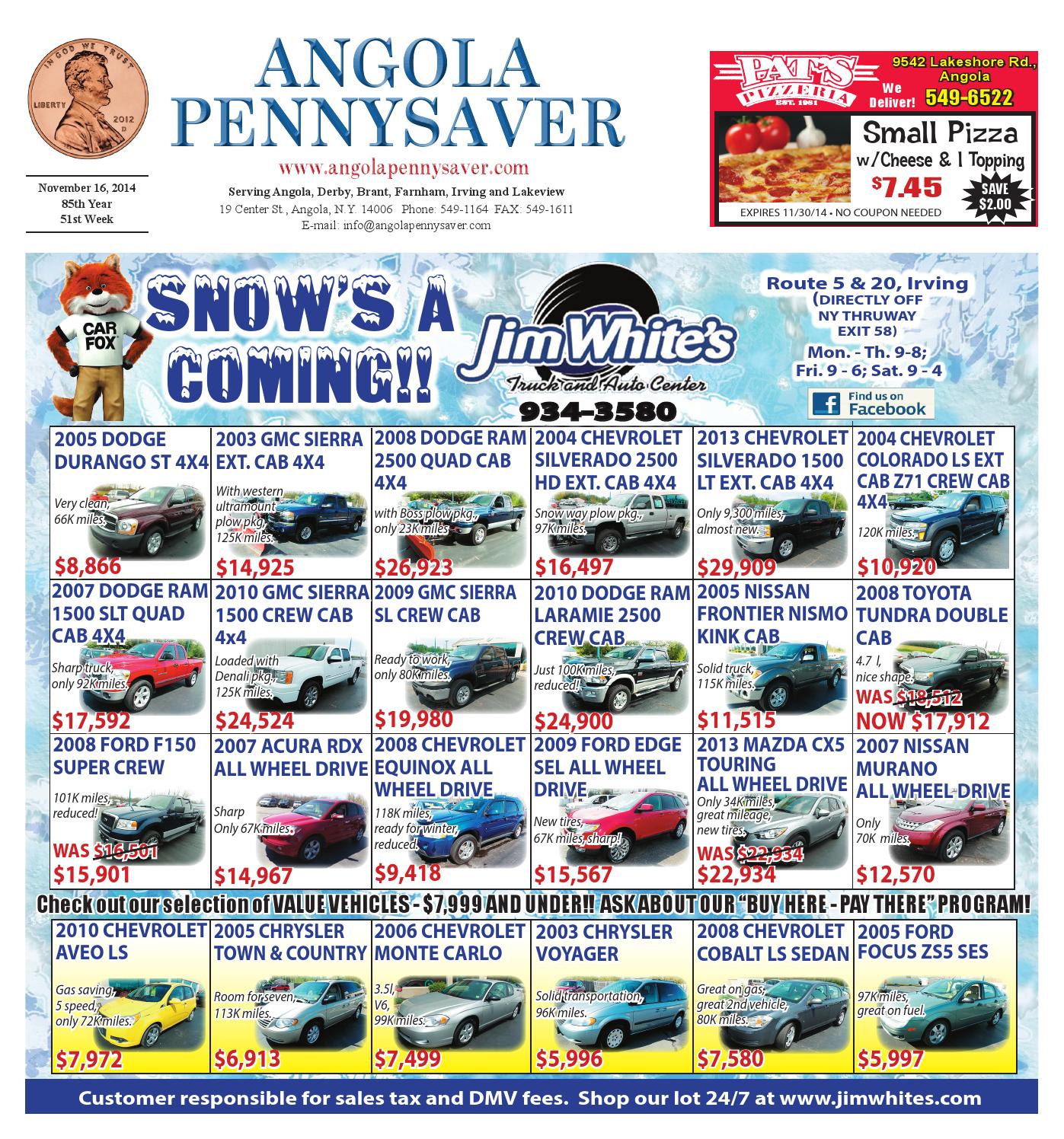 11/16/14 Angola Pennysaver by Angola Pennysaver - Issuu