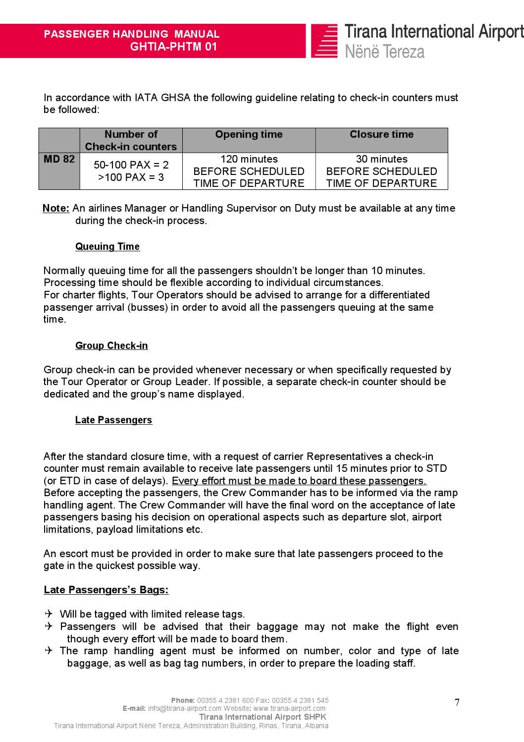 Passenger Handling Manual guidelines by Igli Larashi - Issuu