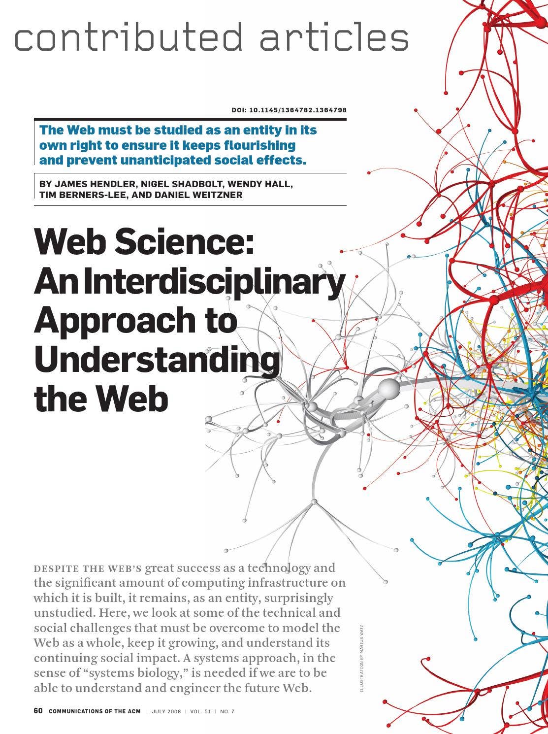 Web Science: interdisciplinary by Web Science Trust - Issuu