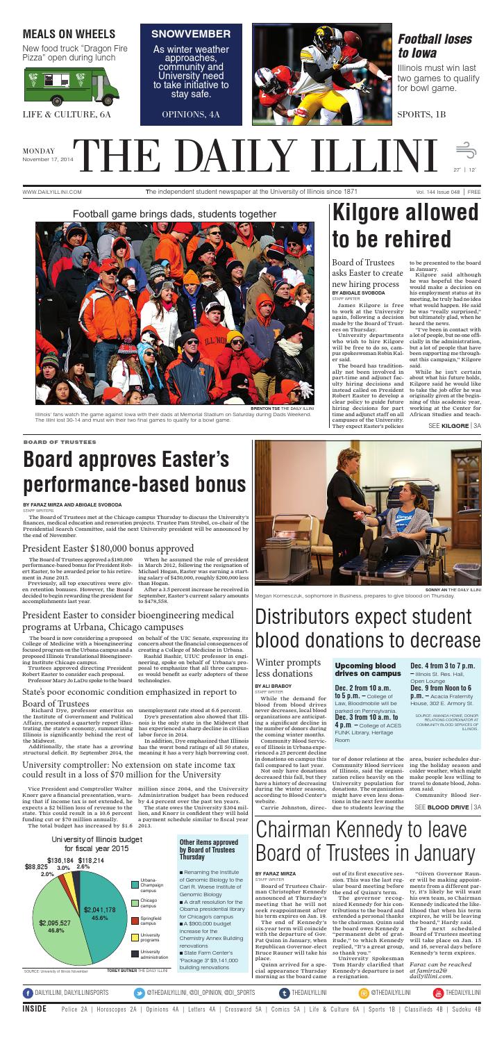 The Daily Illini: Volume 144 Issue 48 by The Daily Illini - Issuu