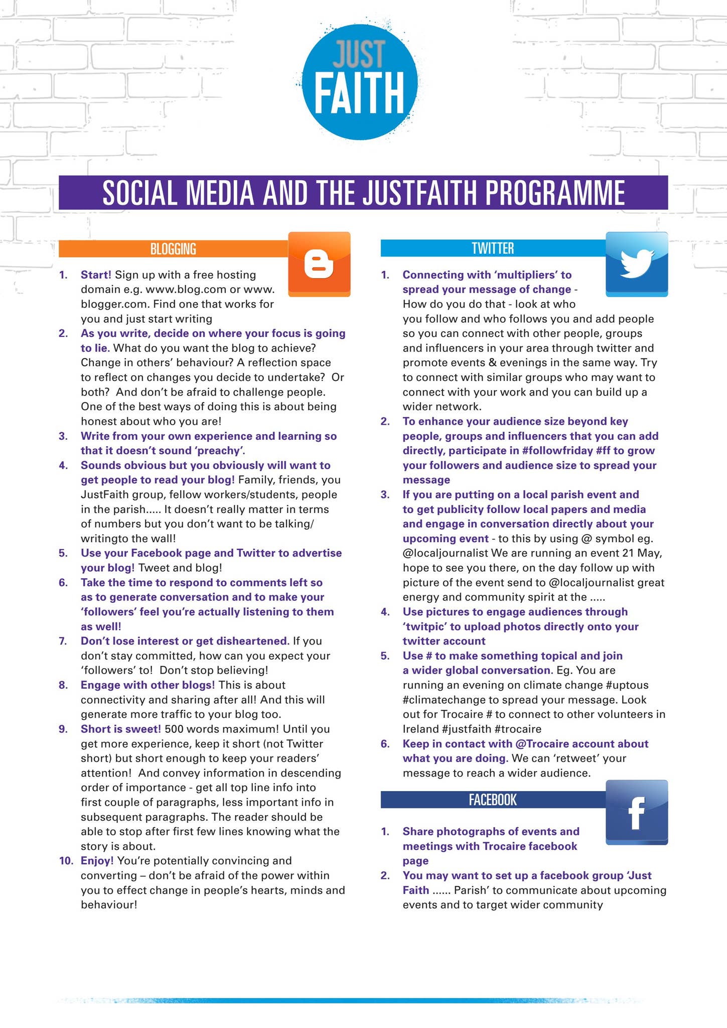 Session 2: Social Media Handout by Ashville Media Group - Issuu