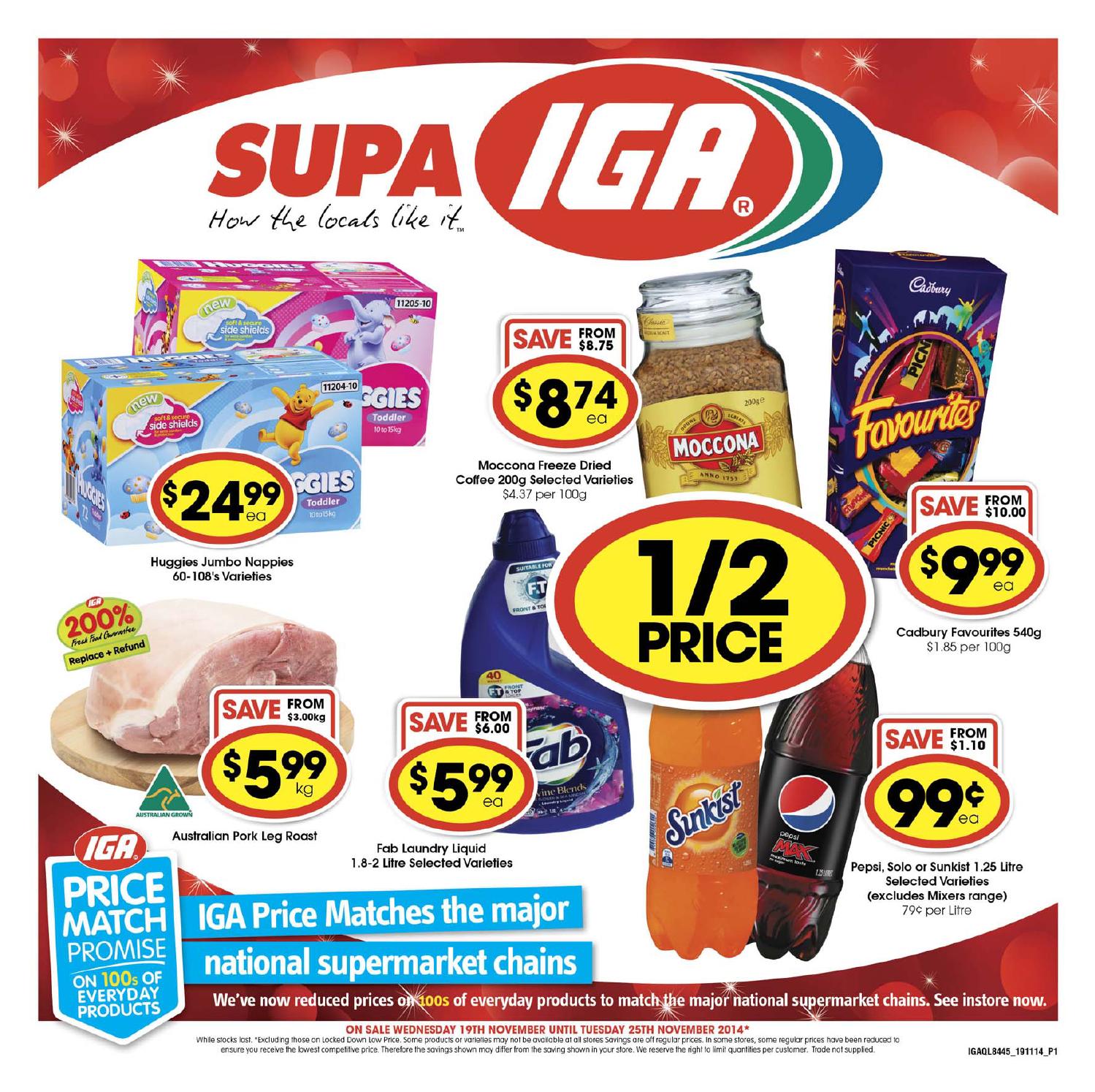 Supa IGA Catalogue 19-25 November 2014 by Echo Publications - Issuu