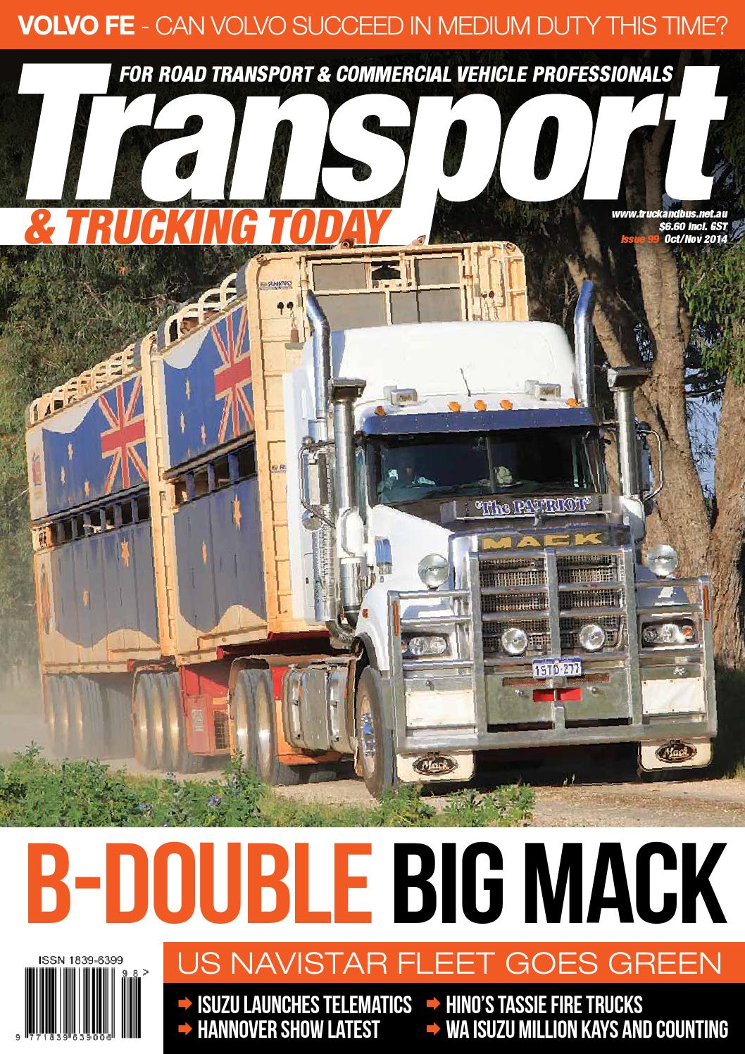 Transport & Trucking Today issue #99 by Transport Publishing Australia ...