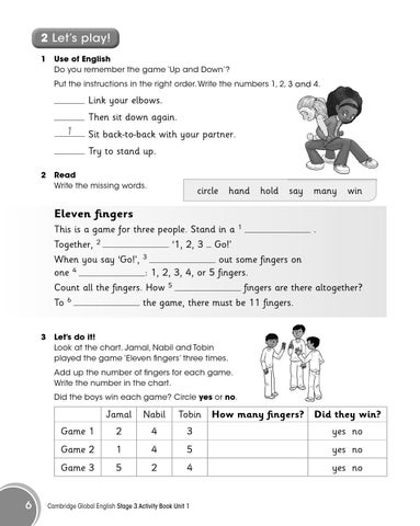 Preview Cambridge Global English Activity Book 3 by Cambridge ...