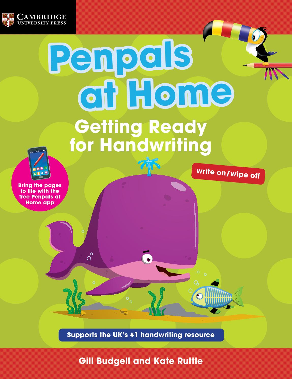 Preview Penpals at Home Getting Ready for Handwriting by Cambridge ...