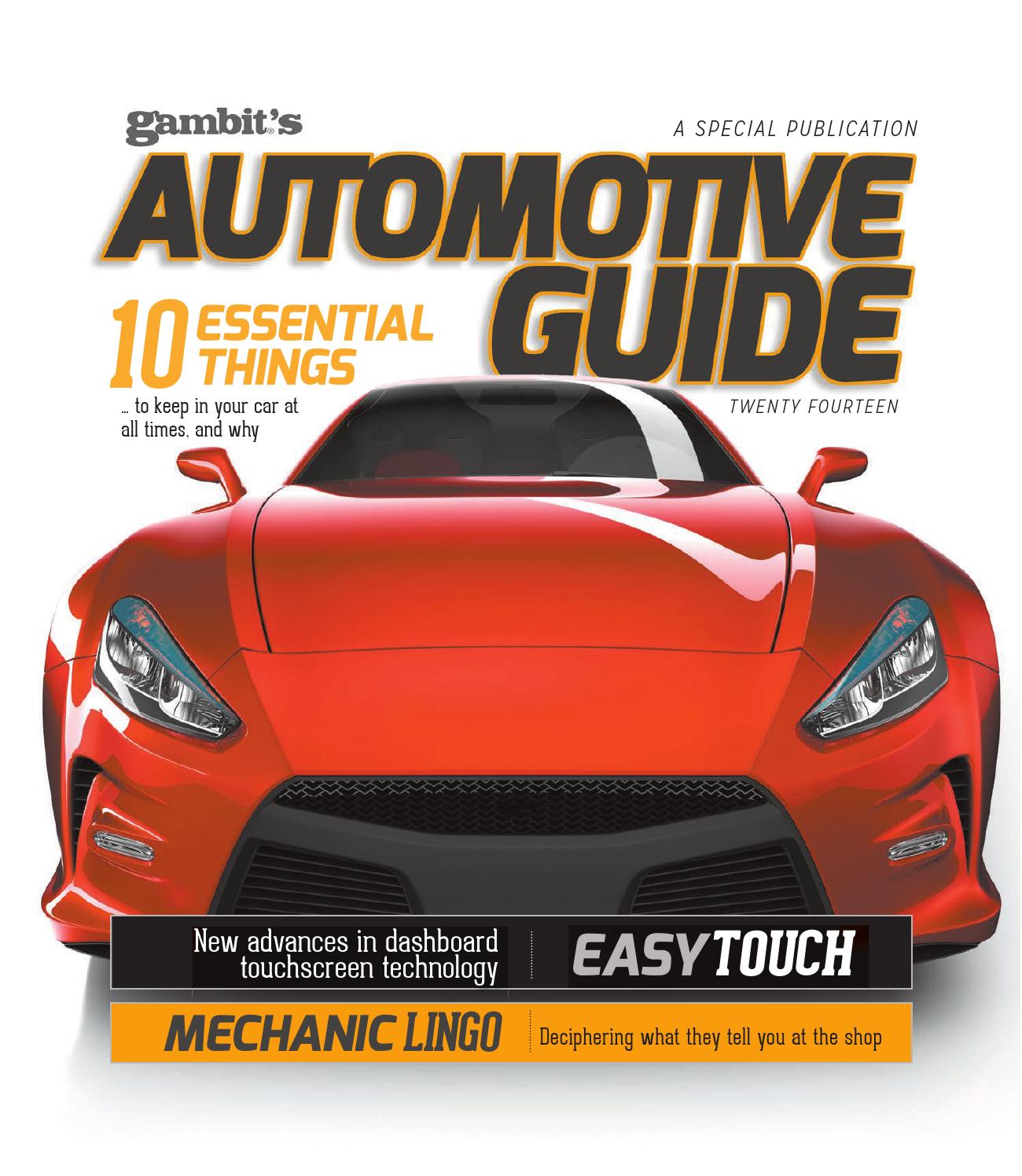 Gambit's Automotive Guide 2014 by Gambit New Orleans - Issuu