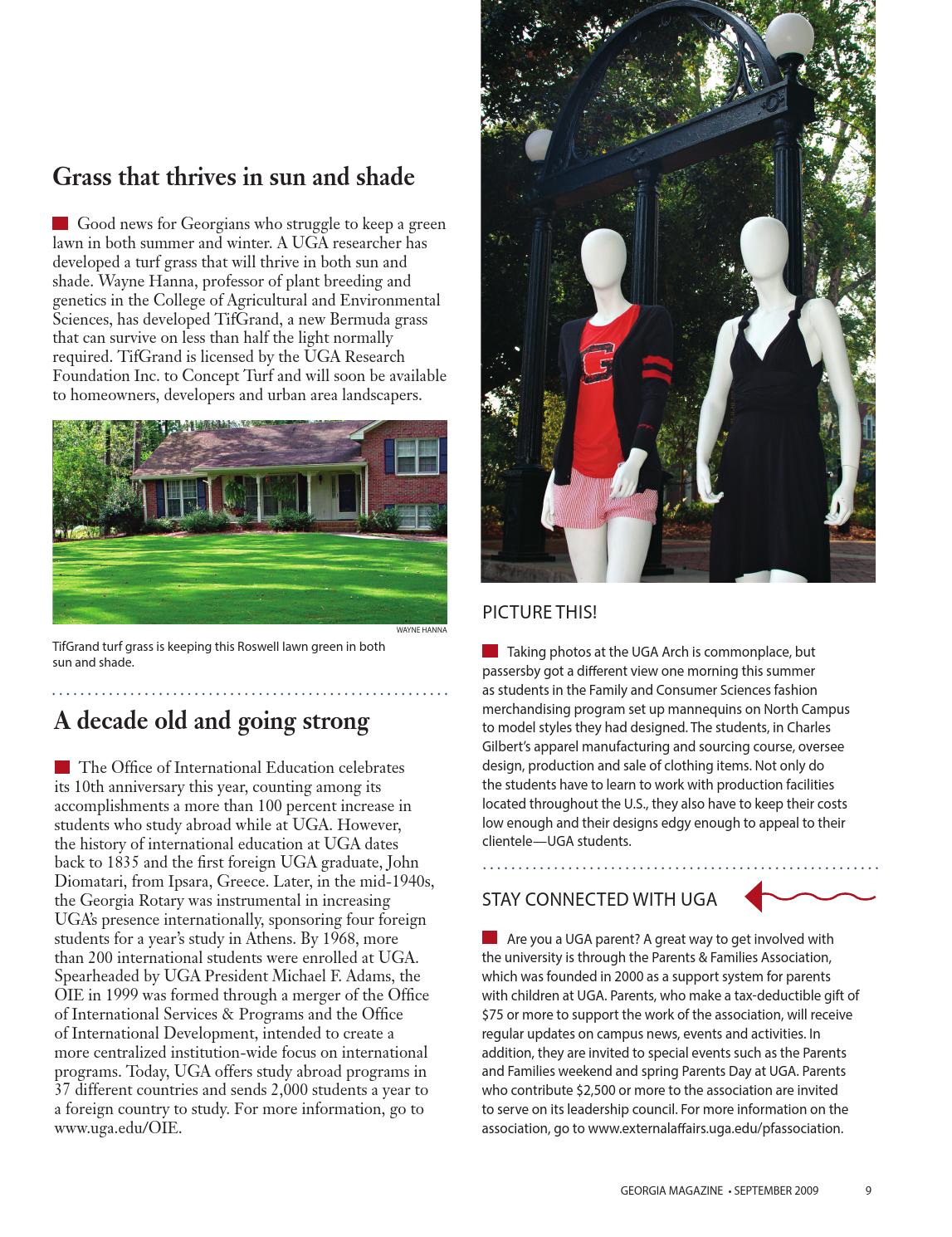 University of Georgia Magazine September 2009 by University of Georgia ...