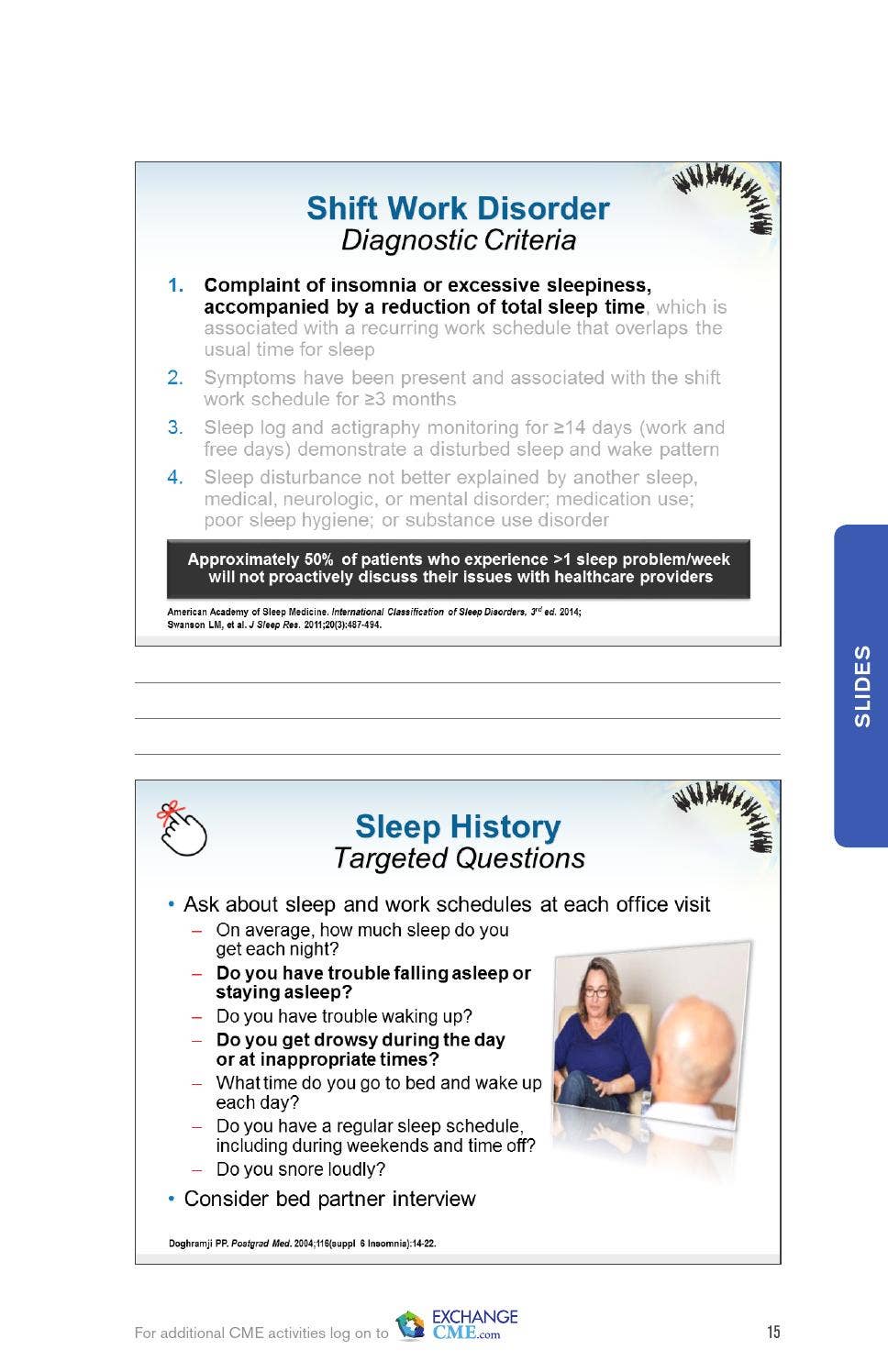 Practical Approaches to the Management of Shift Work Disorder by ...