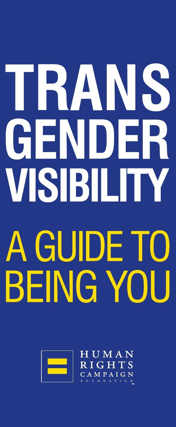 Transgender Visibility Guide by Human Rights Campaign - Issuu