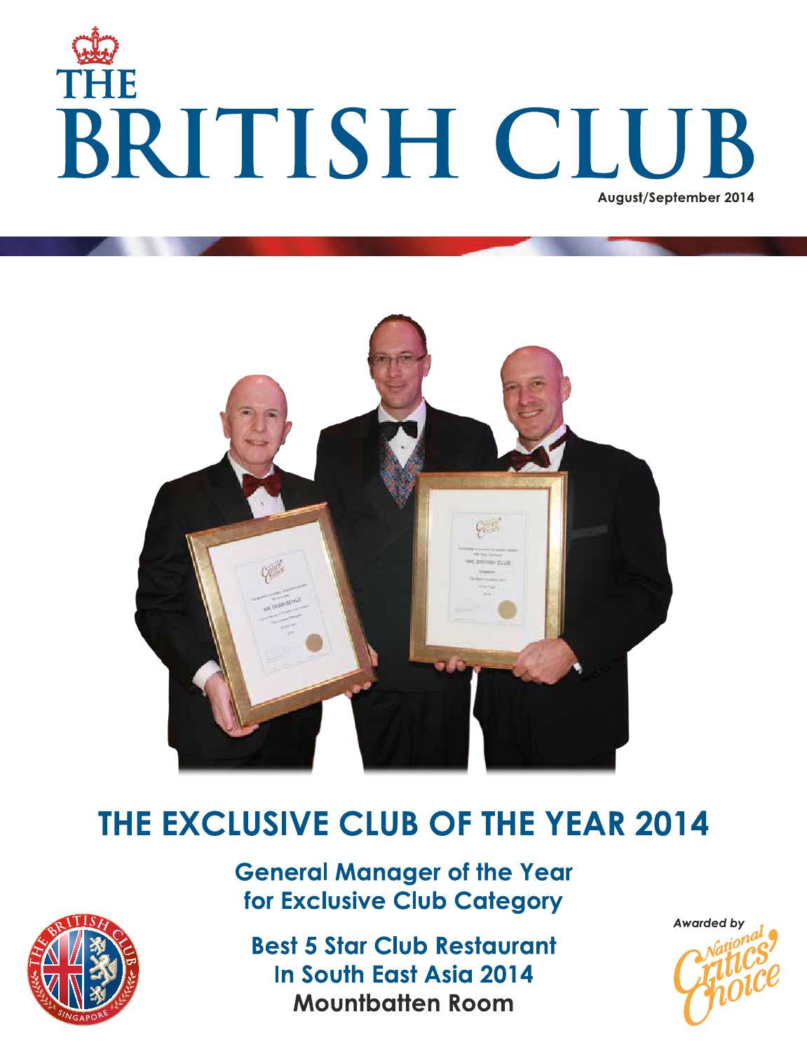 August/September 2014 by The British Club - Issuu