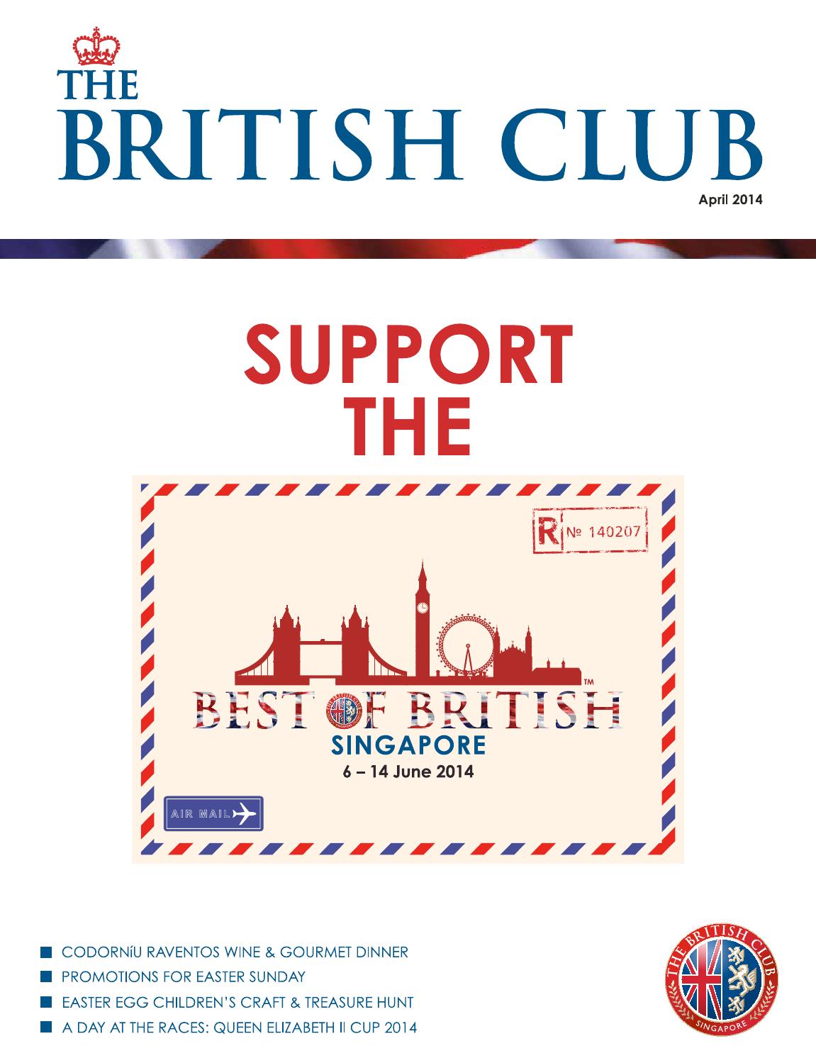 April 2014 by The British Club - Issuu