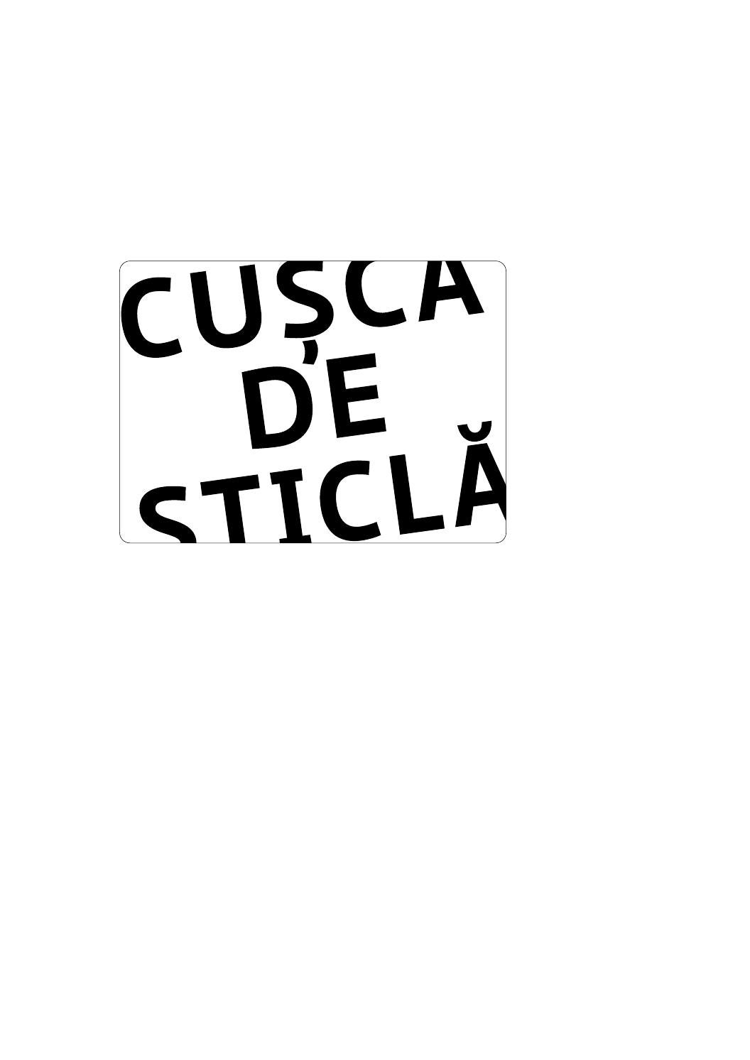 Cusca de sticla by Editura Publica - Issuu
