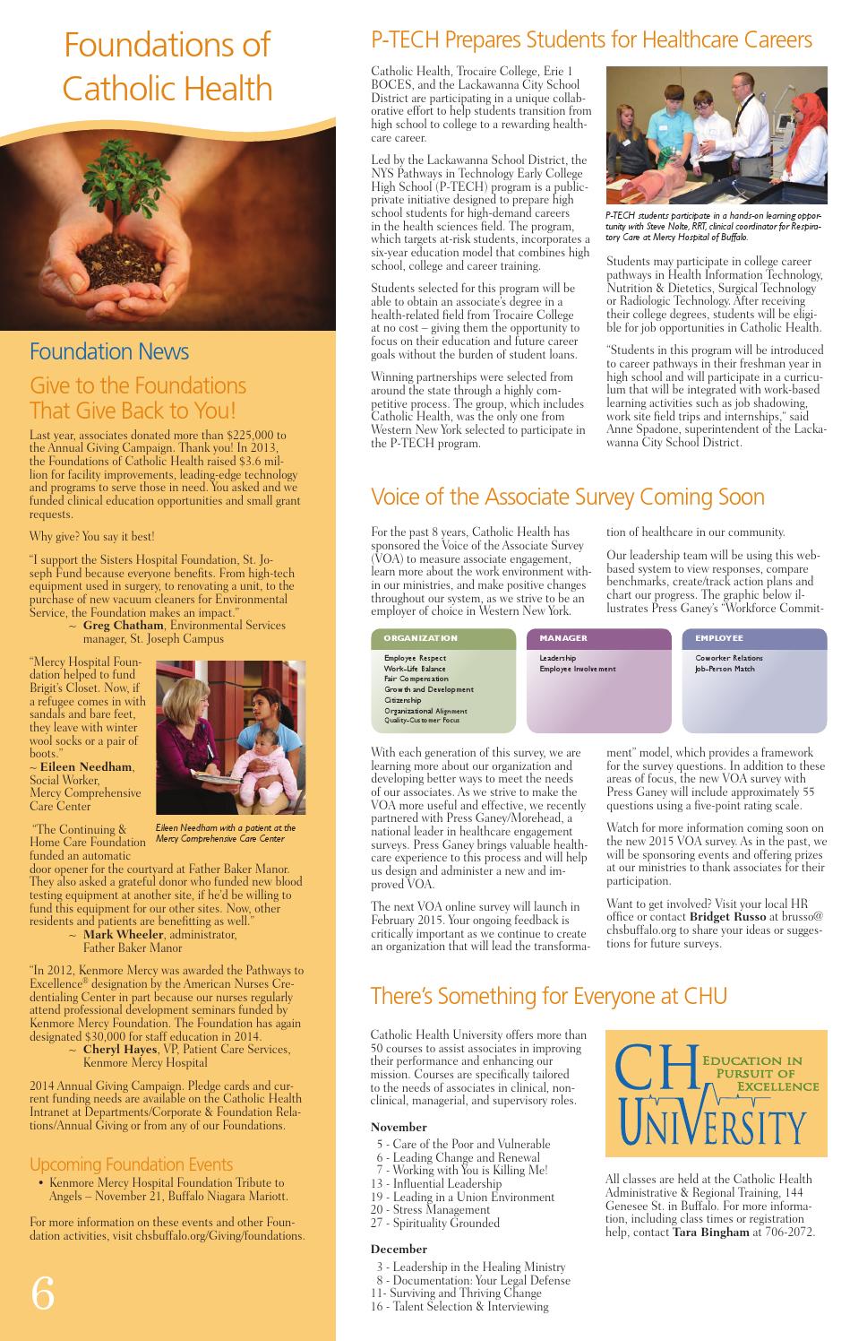 Catholic Health Connections Newsletter by Catholic Health - Issuu