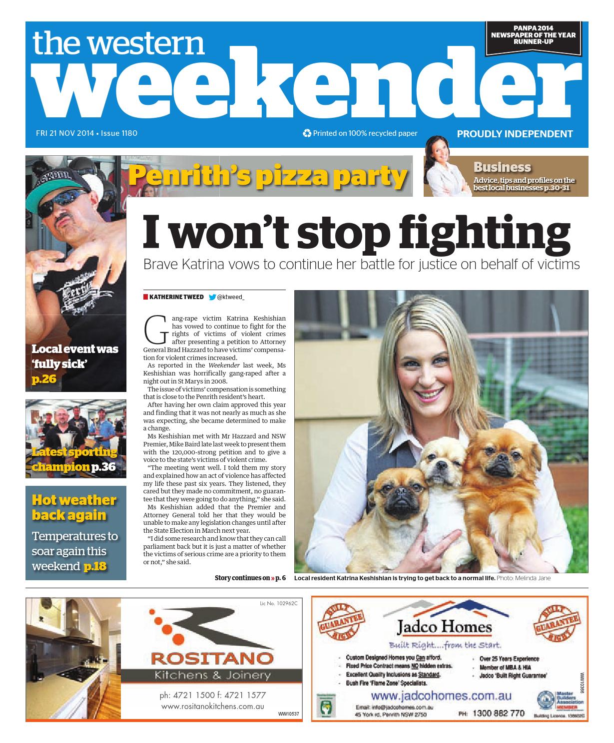 Western Weekender November 21 by Western Sydney Publishing Group - Issuu