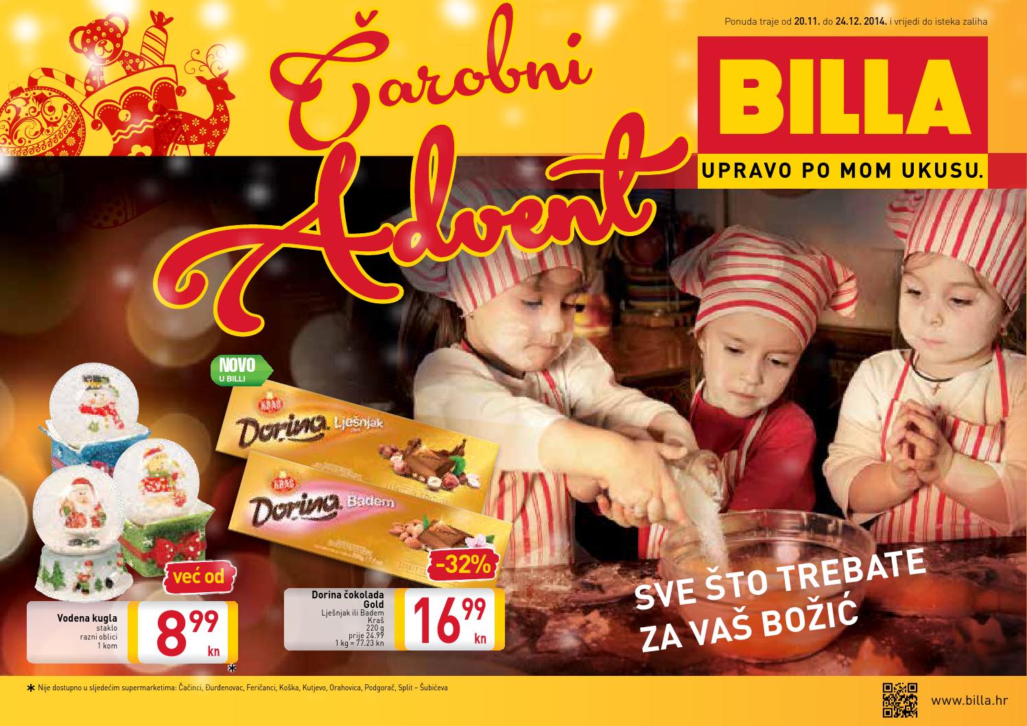 Billa katalog božićna akcija od 20 11 24 12 2014 by Catalog.hr - Issuu
