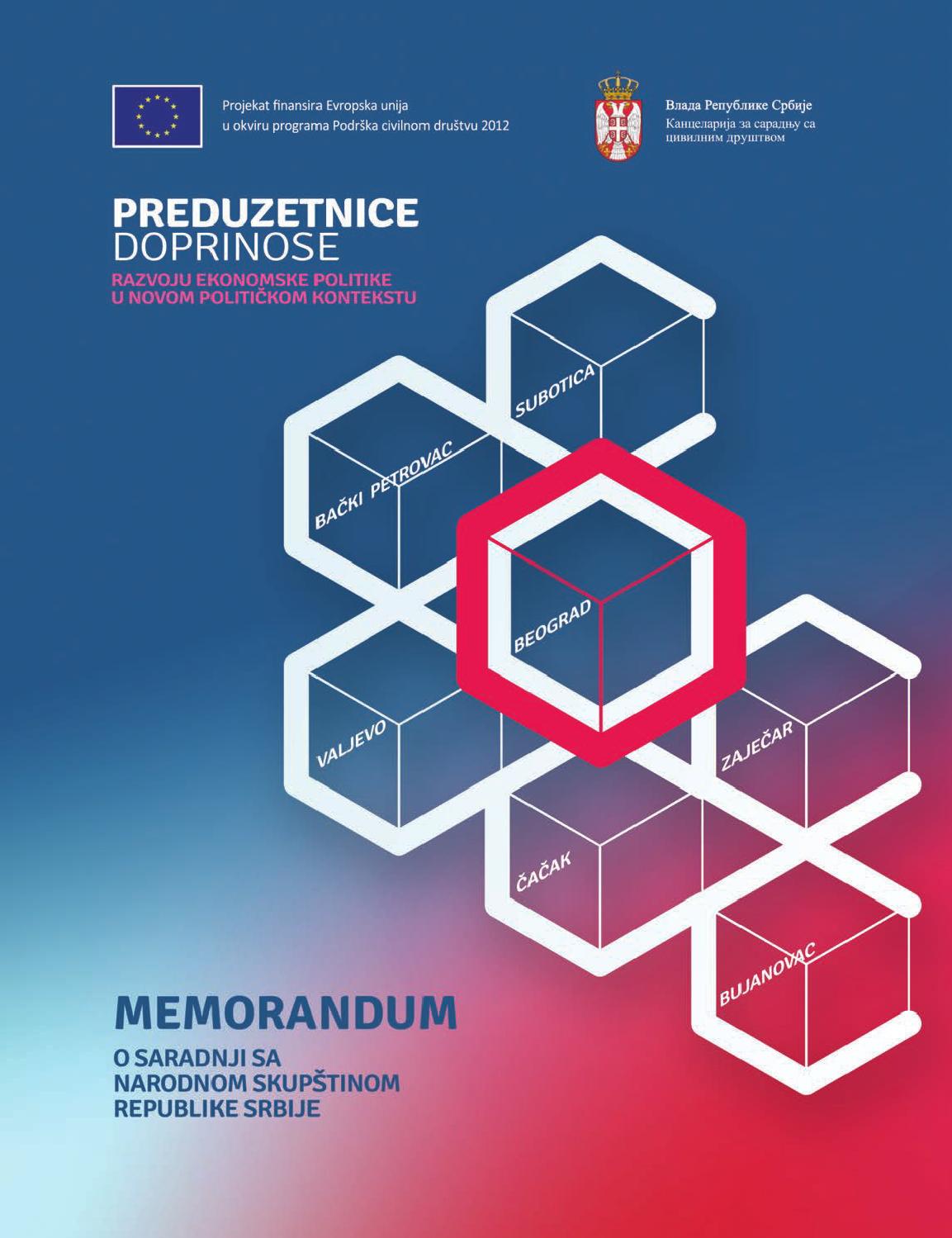 Pubikacija-MEMORANDUM by Tijana Sekulic - Issuu