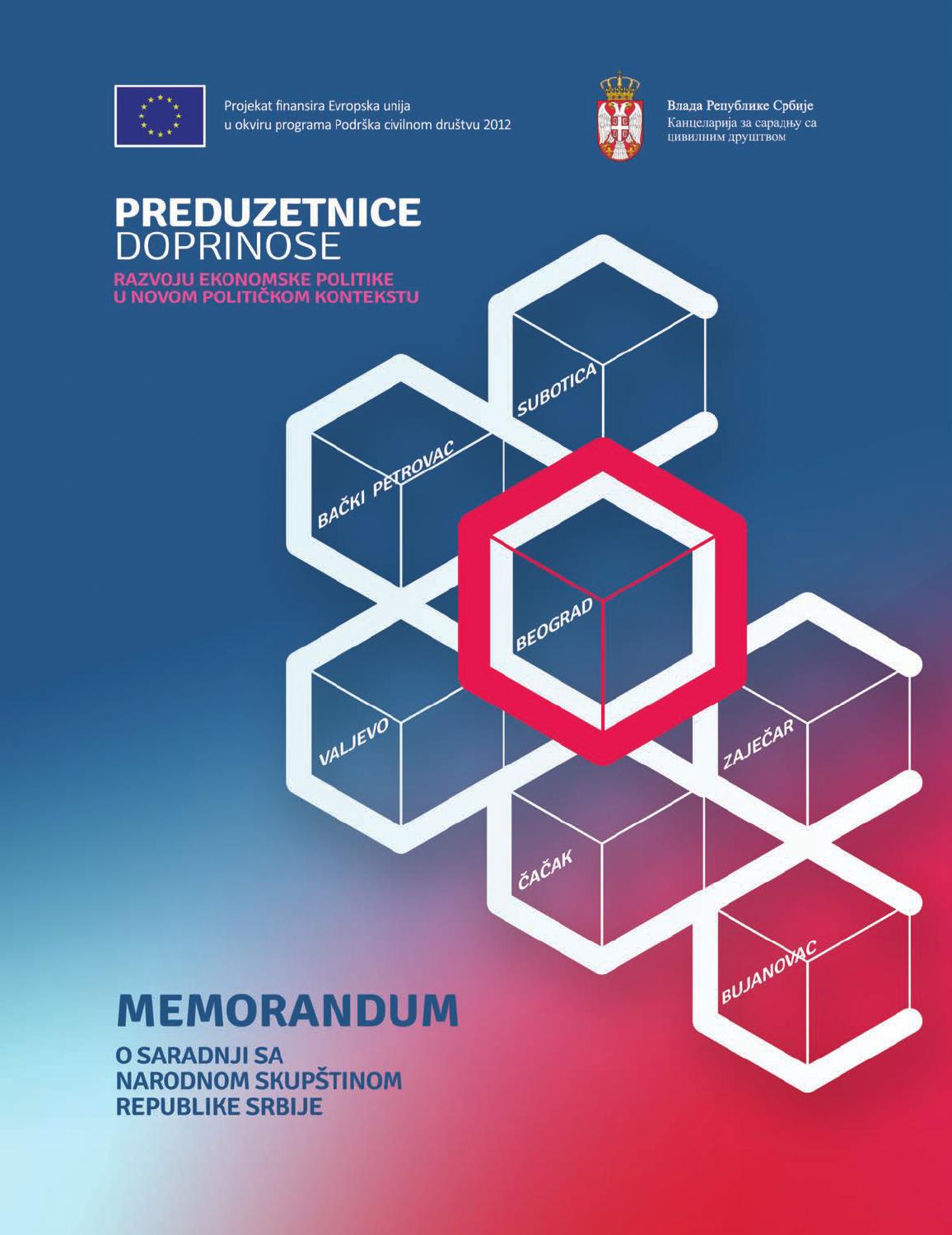 Publikacija PREDUZETNICE DOPRINOSE by Udruženje poslovnih žena Srbije ...