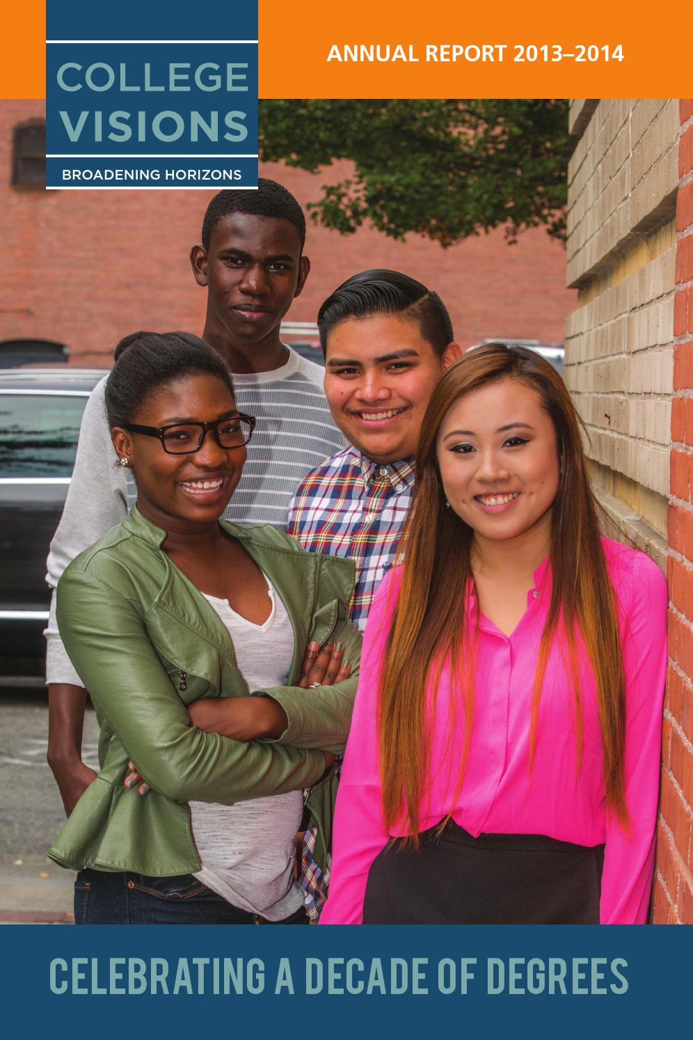 College Visions 2014 Annual Report by College Visions - Issuu
