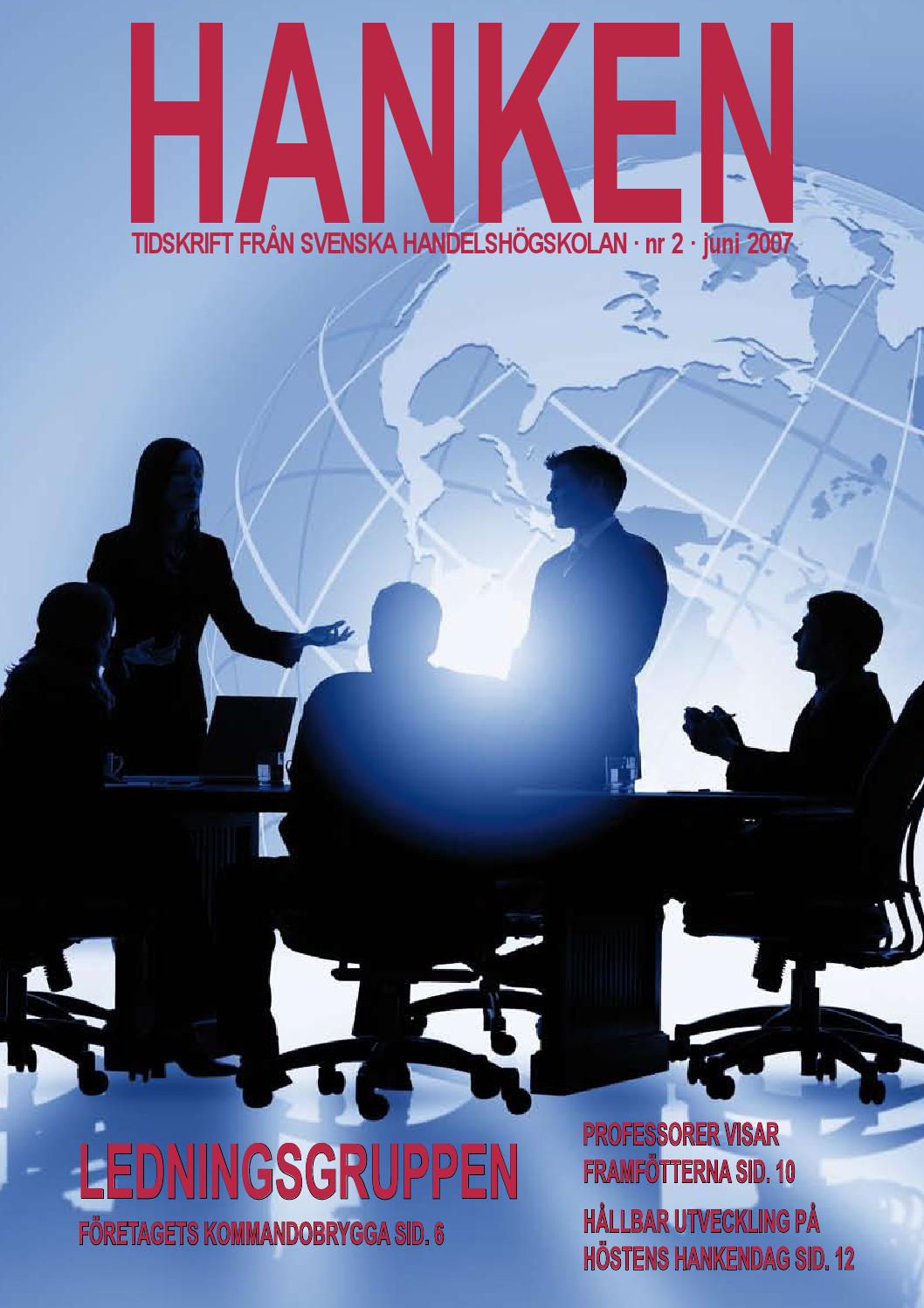 Hanken #2/2007 by Hanken School of Economics - Issuu