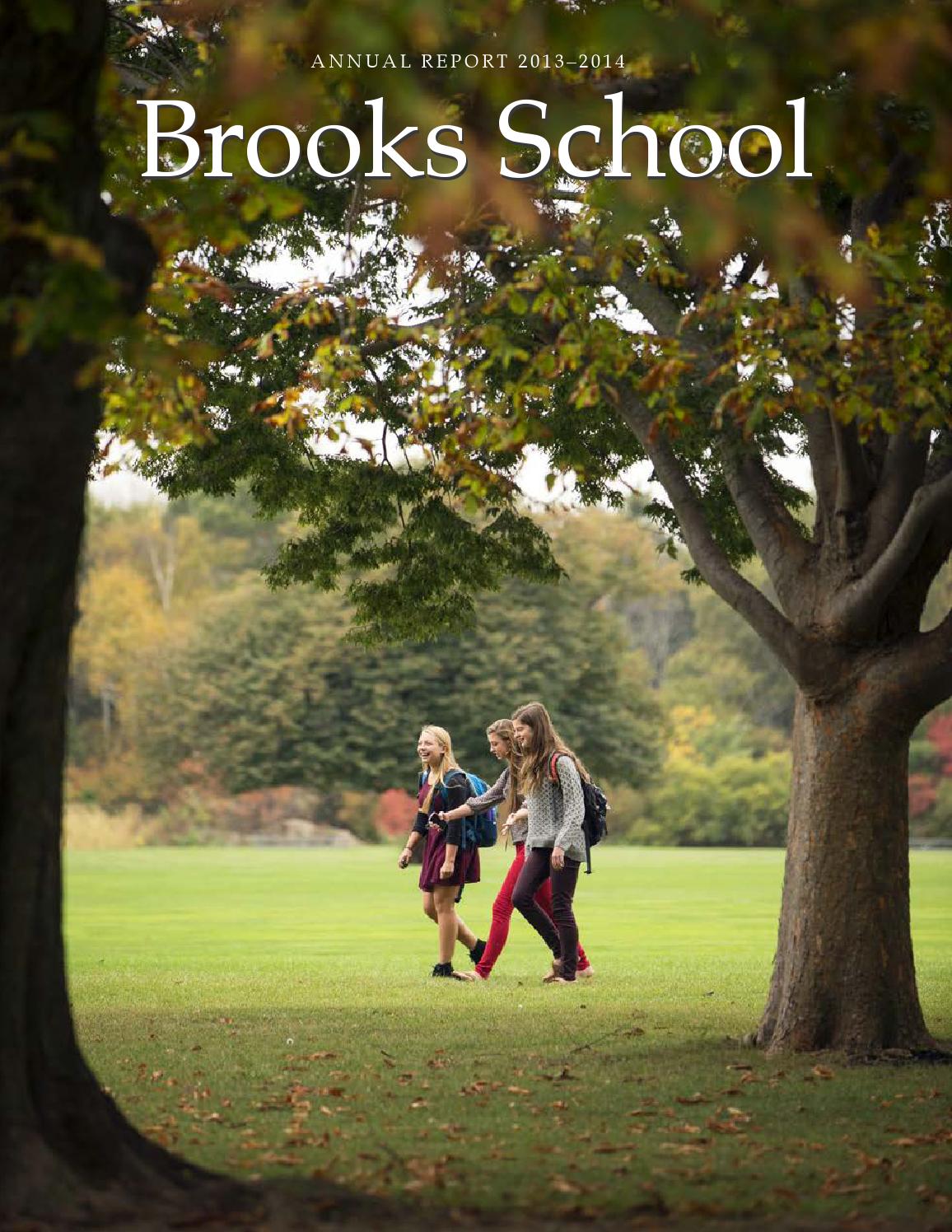 Annual Report 2013-2014 by Brooks School - Issuu
