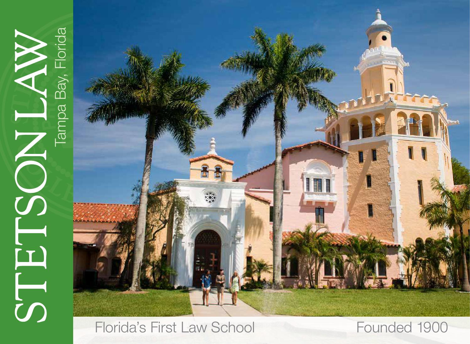 2014-15 J.D. Program Prospectus by Stetson University College of Law ...