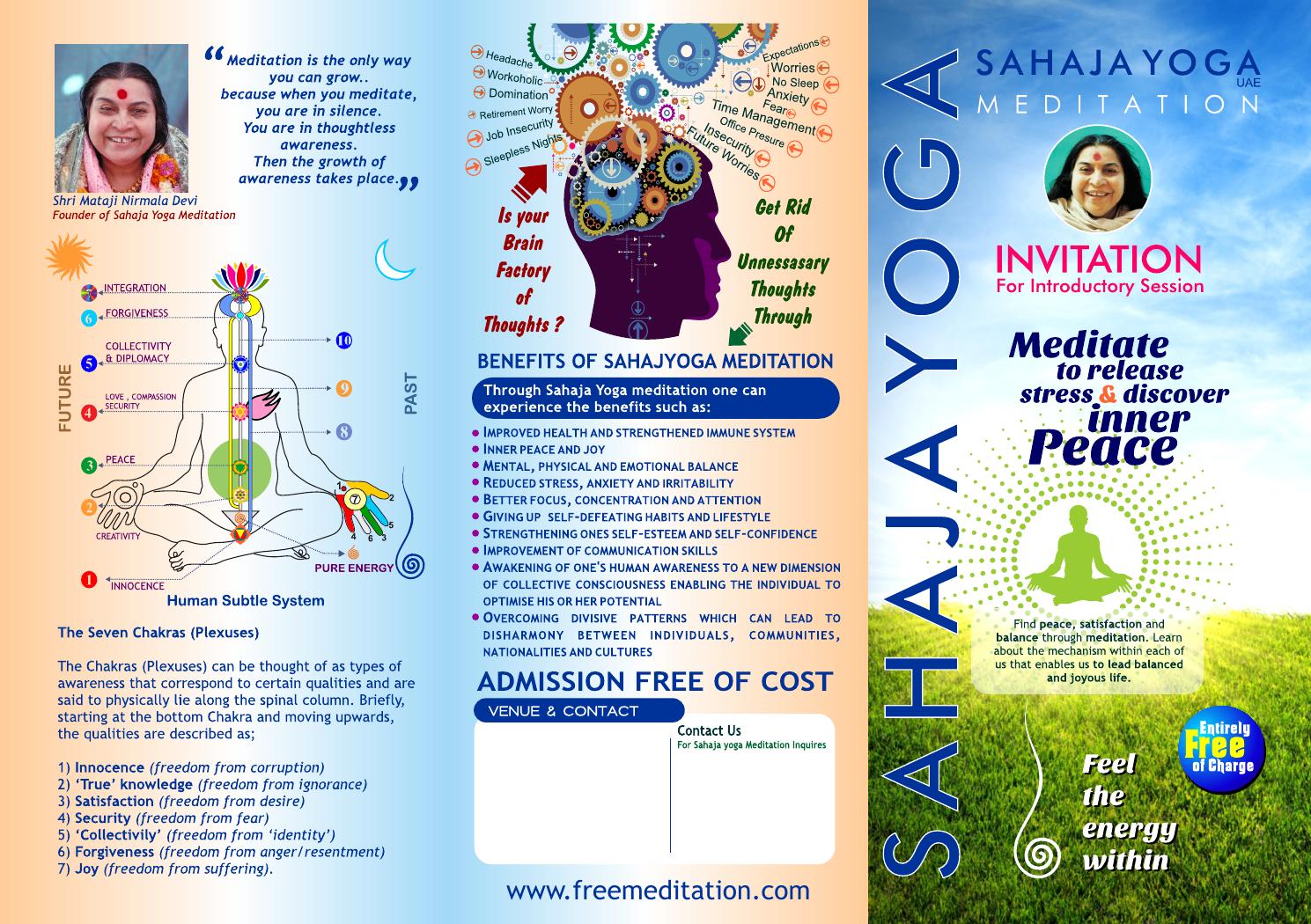 Sahaja yoga brochure in Regional Indian Languages by SAHAJA YOGA ...