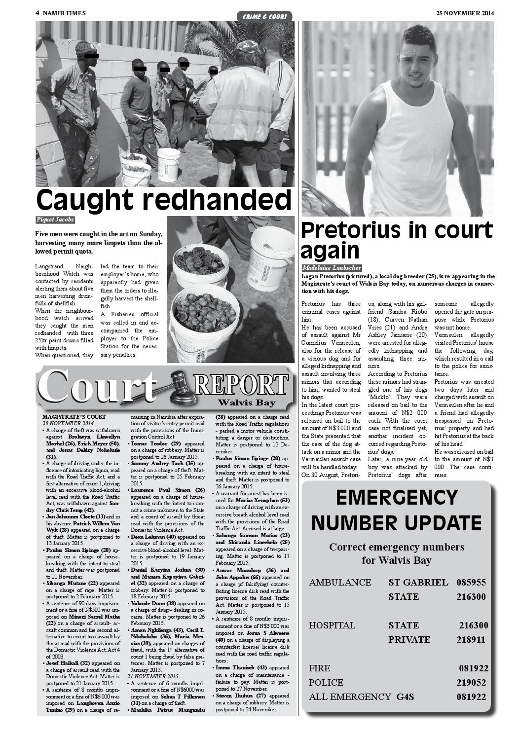 25 nov namib times newspaper by Namib Times Virtual - Issuu