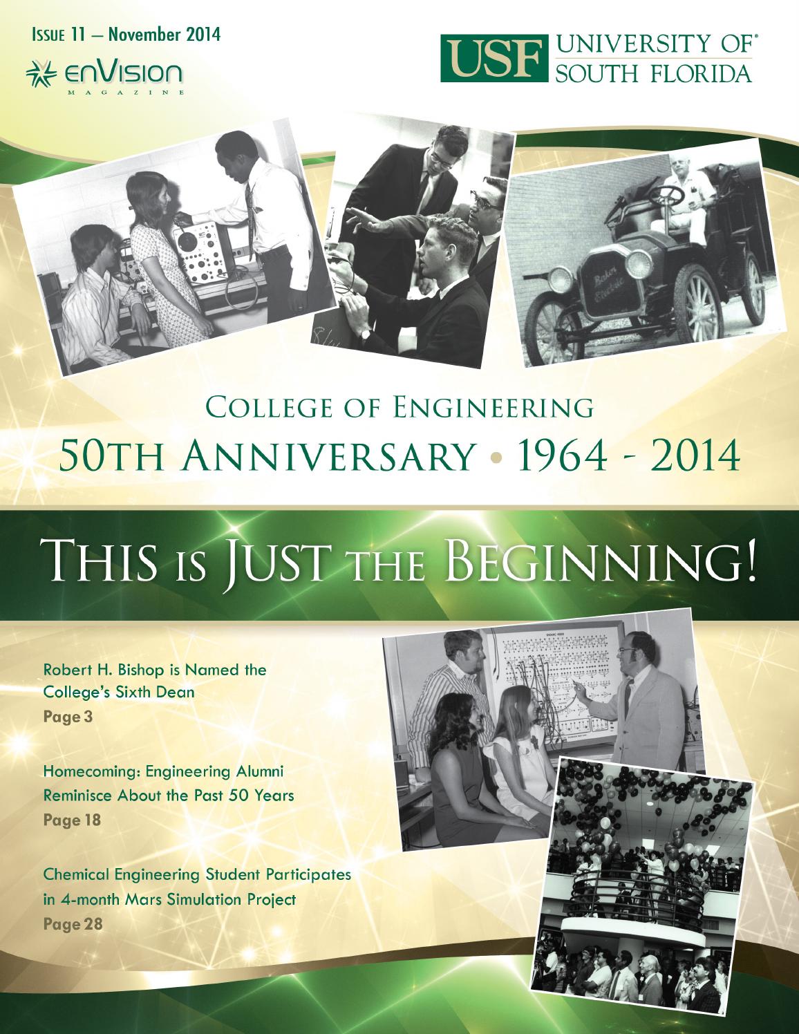 USF Envision Magazine Fall 2014 by USF Engineering - Issuu