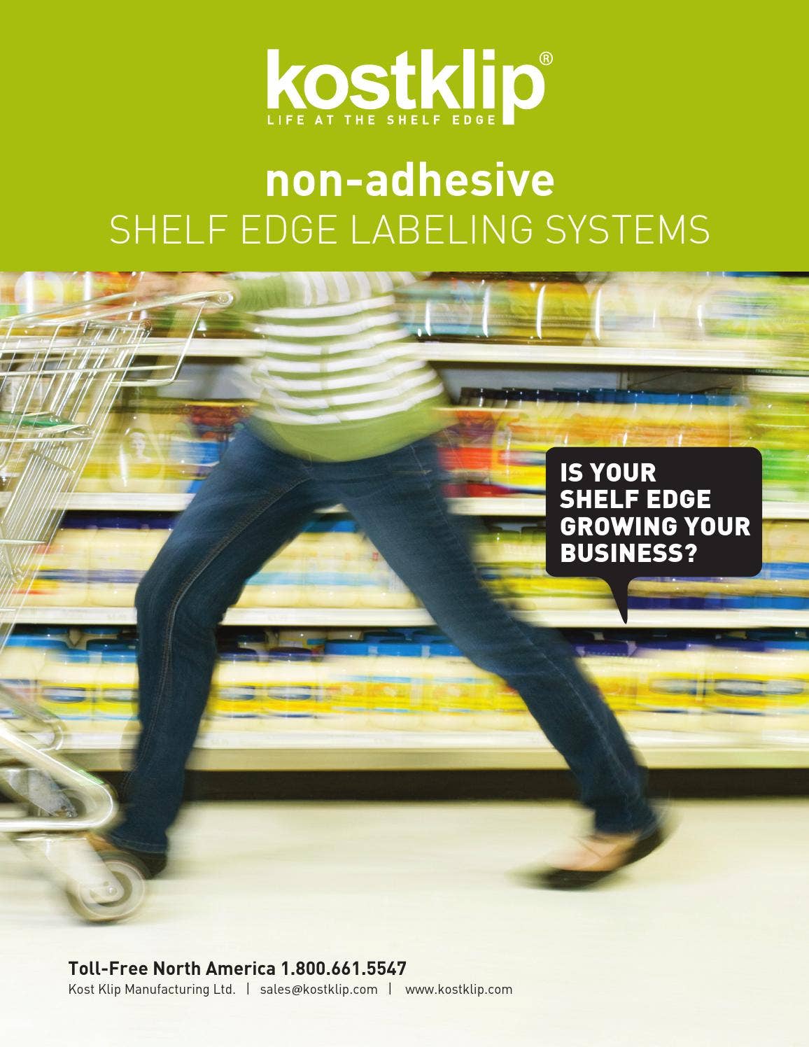 Non-Adhesive Shelf Edge Labeling Systems by kostklip® | Life at the ...