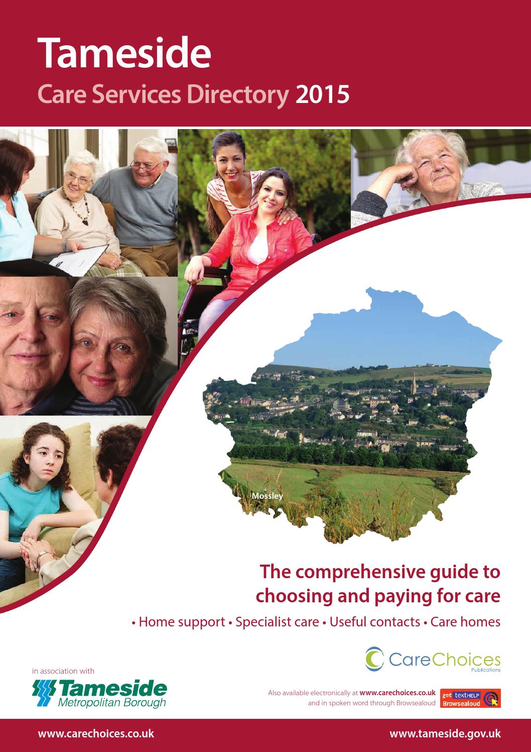 Tameside Care Services Directory 2015 by Care Choices Ltd - Issuu