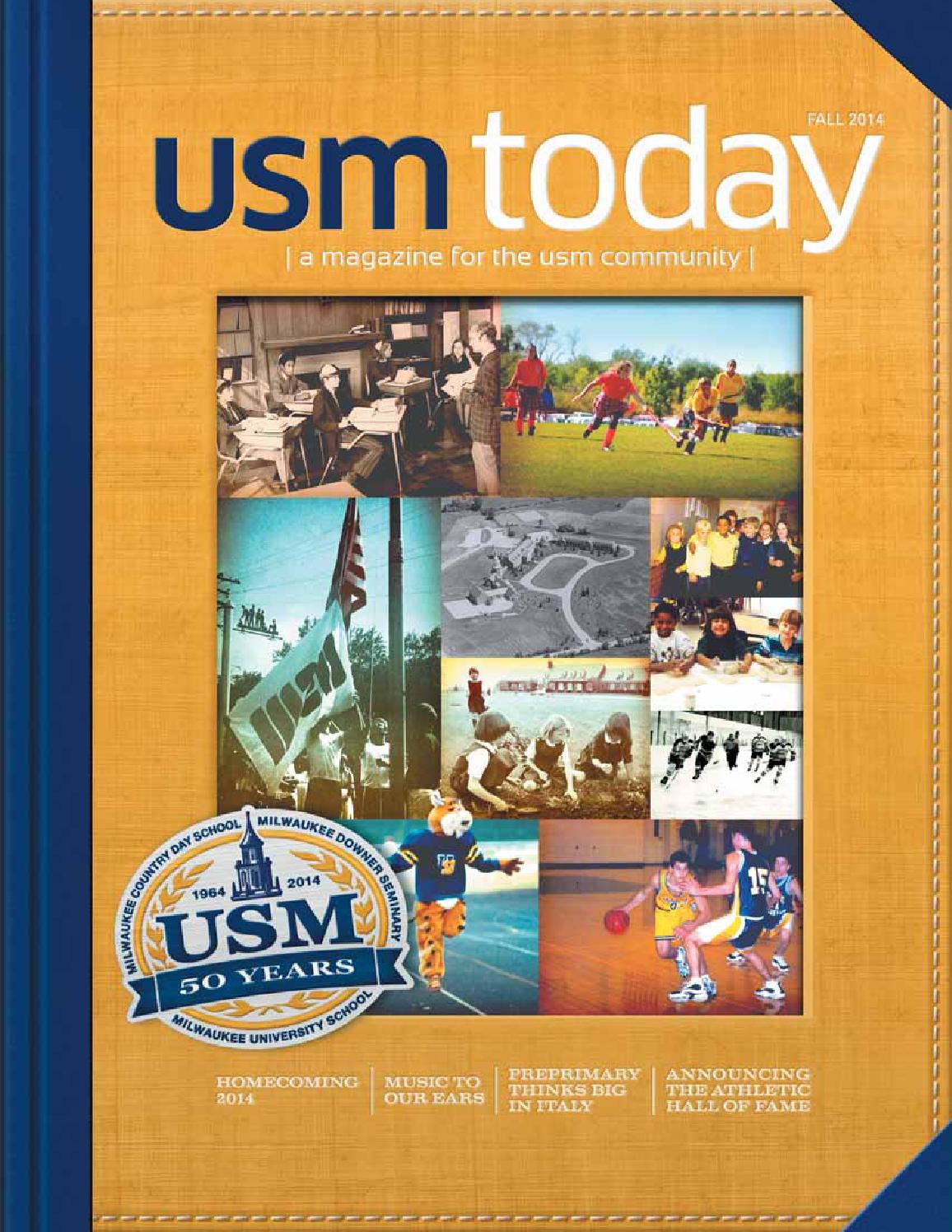 USM Today Fall 2014 by University School of Milwaukee - Issuu