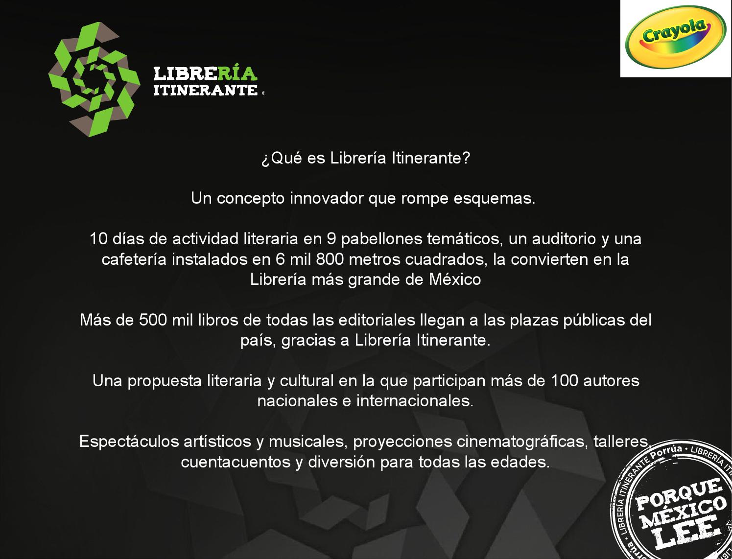 Presentación CRAYOLA Librería Itinerante by cindy - Issuu
