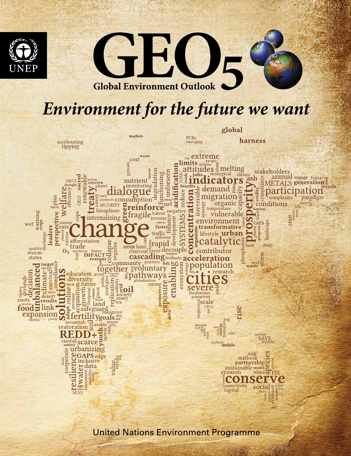 GEO 5: Environment for the Future We Want by Joaquín Ramos - Issuu