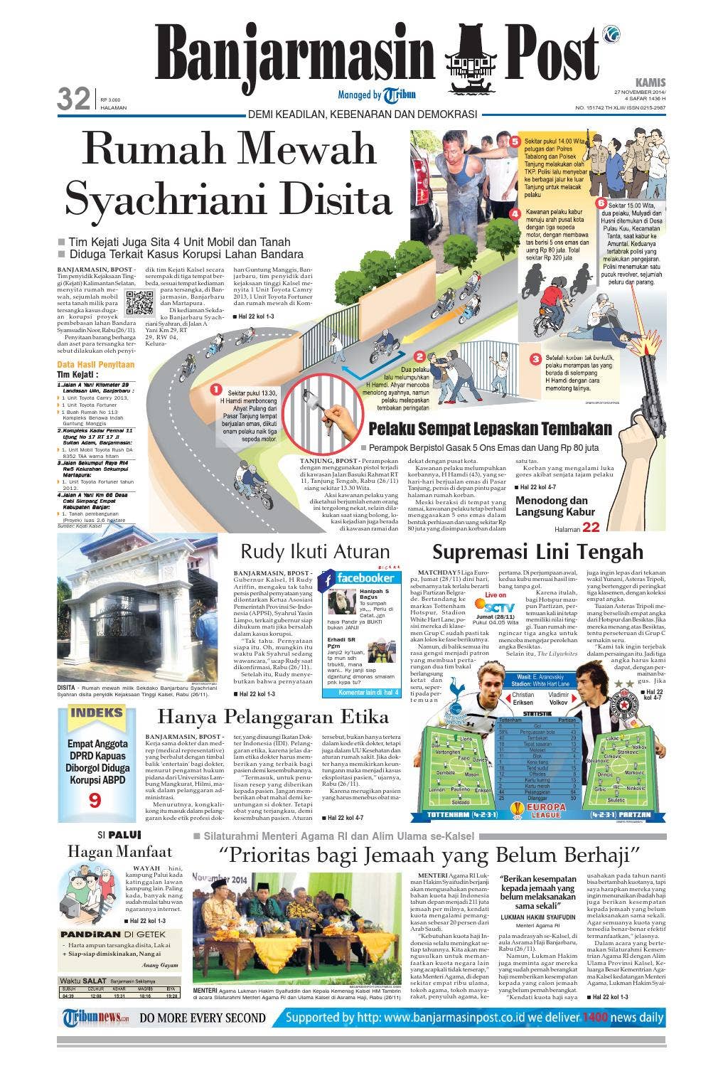 Banjarmasin Post Kamis, 27 November 2014 by Banjarmasin Post - Issuu