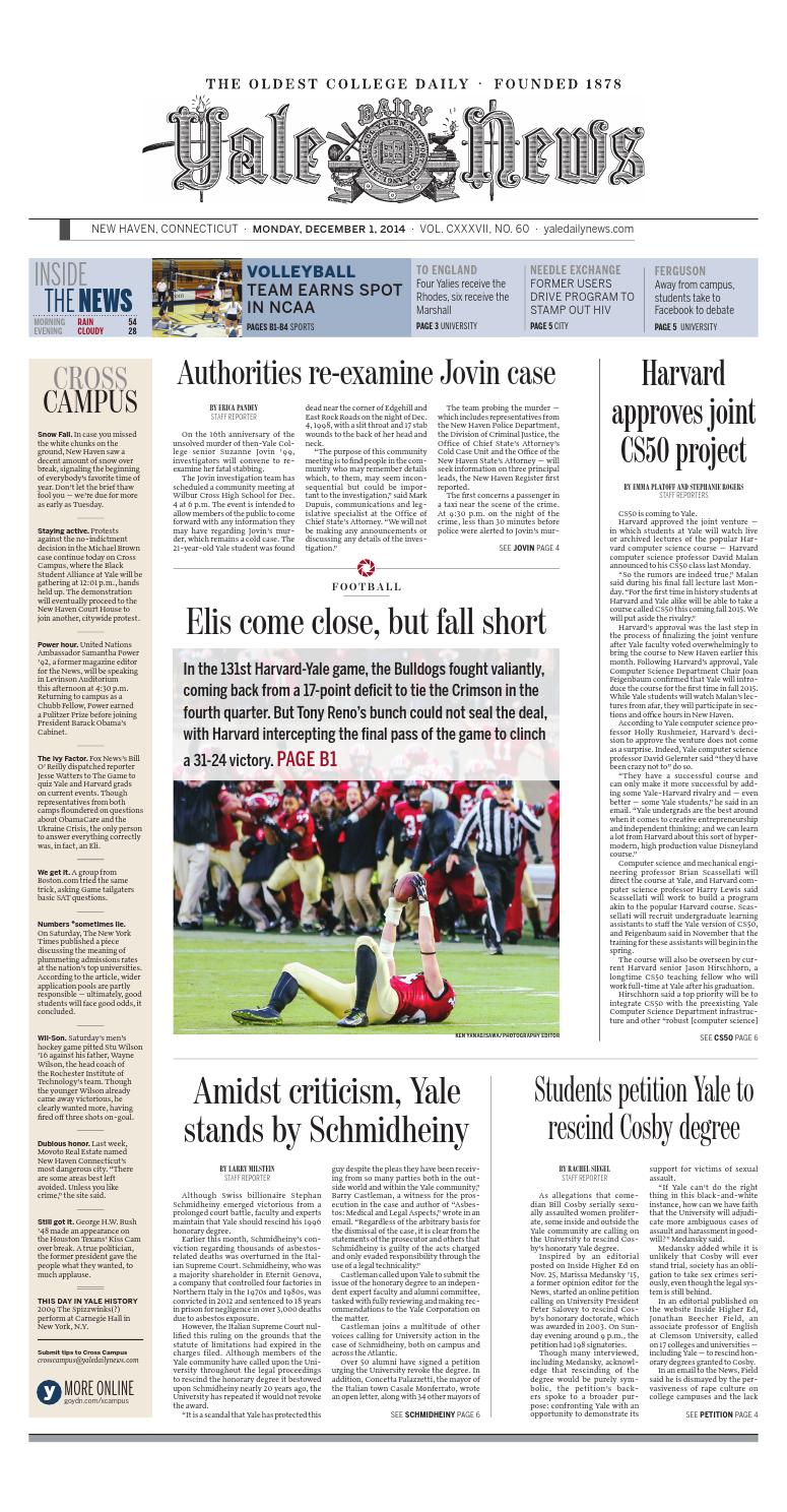 Today's Paper by Yale Daily News - Issuu