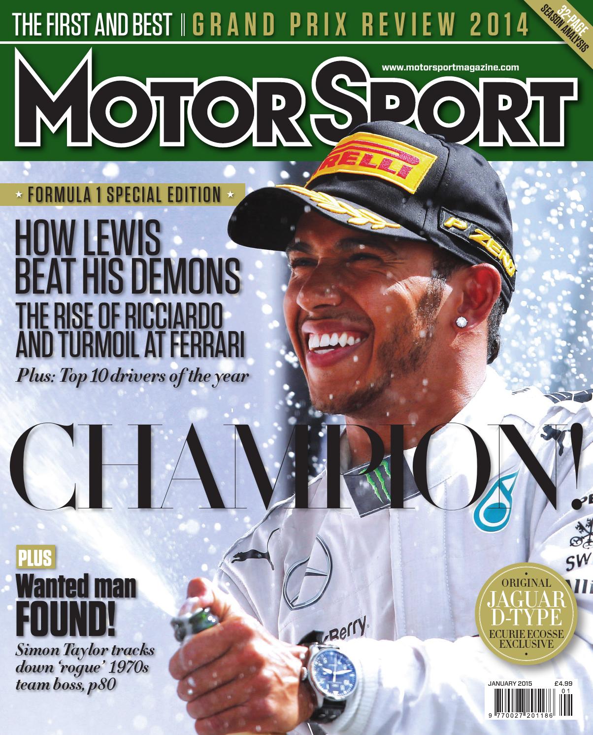 January 2015 issue of Motor Sport Magazine by Motor Sport Magazine - Issuu