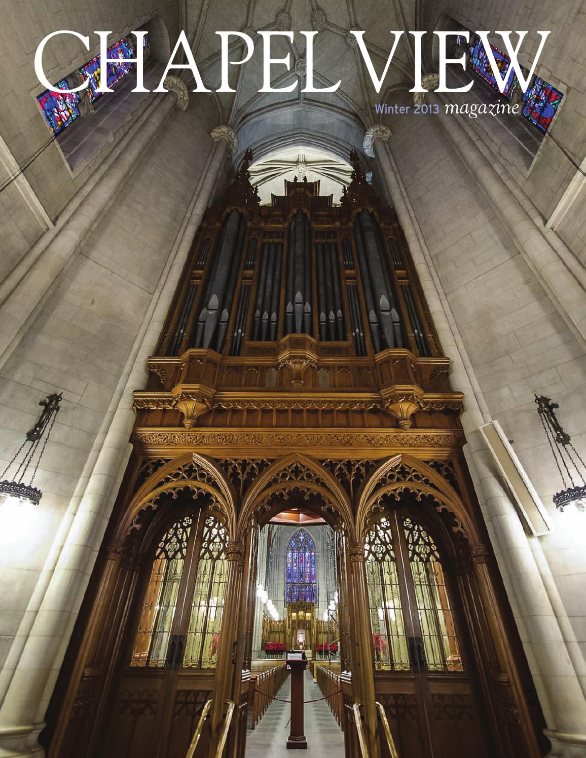 Chapel View Magazine Winter 2013 by Duke Chapel - Issuu
