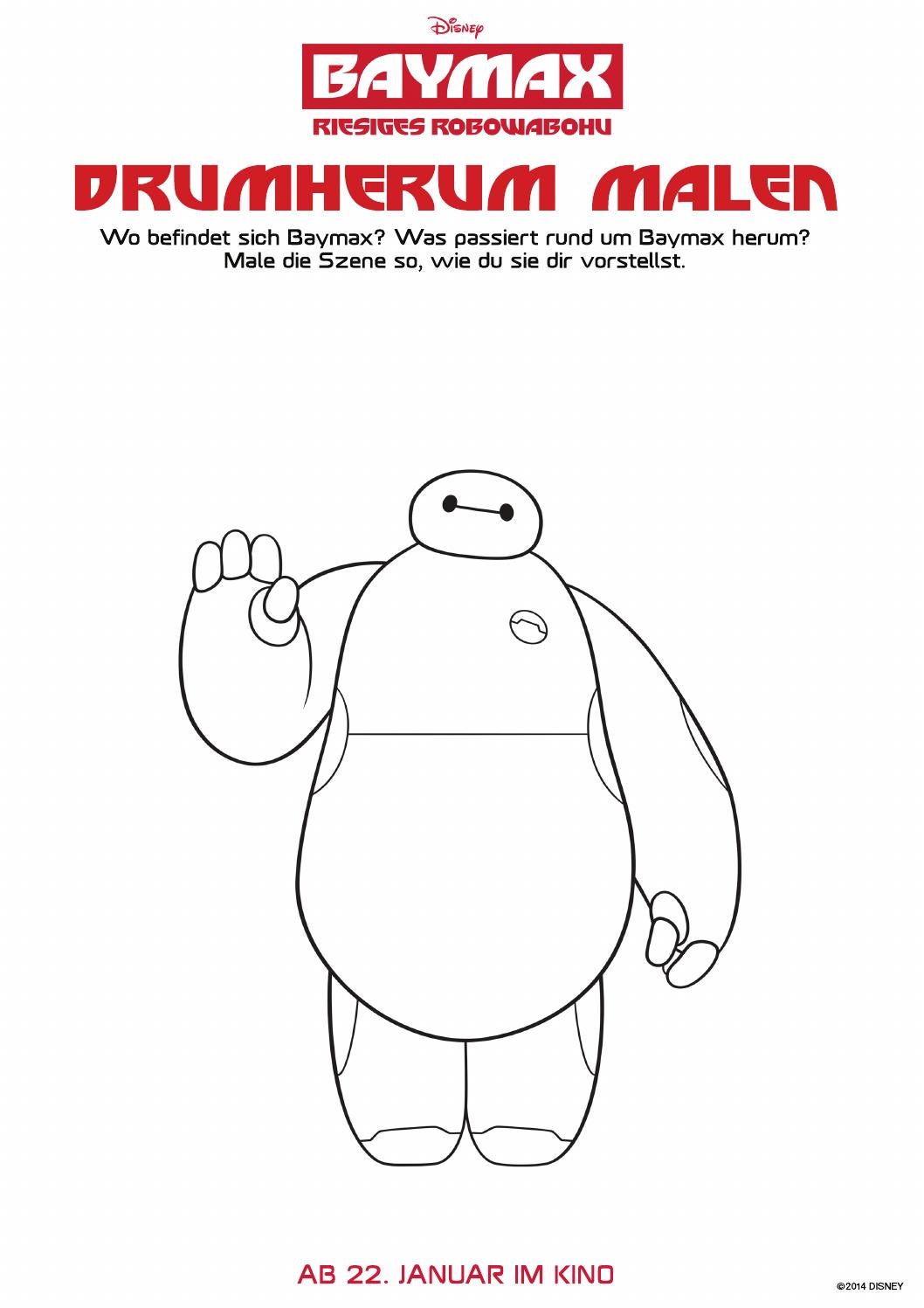 Big hero 6 draw the scene baymax wave de by CINEPLEX - Issuu