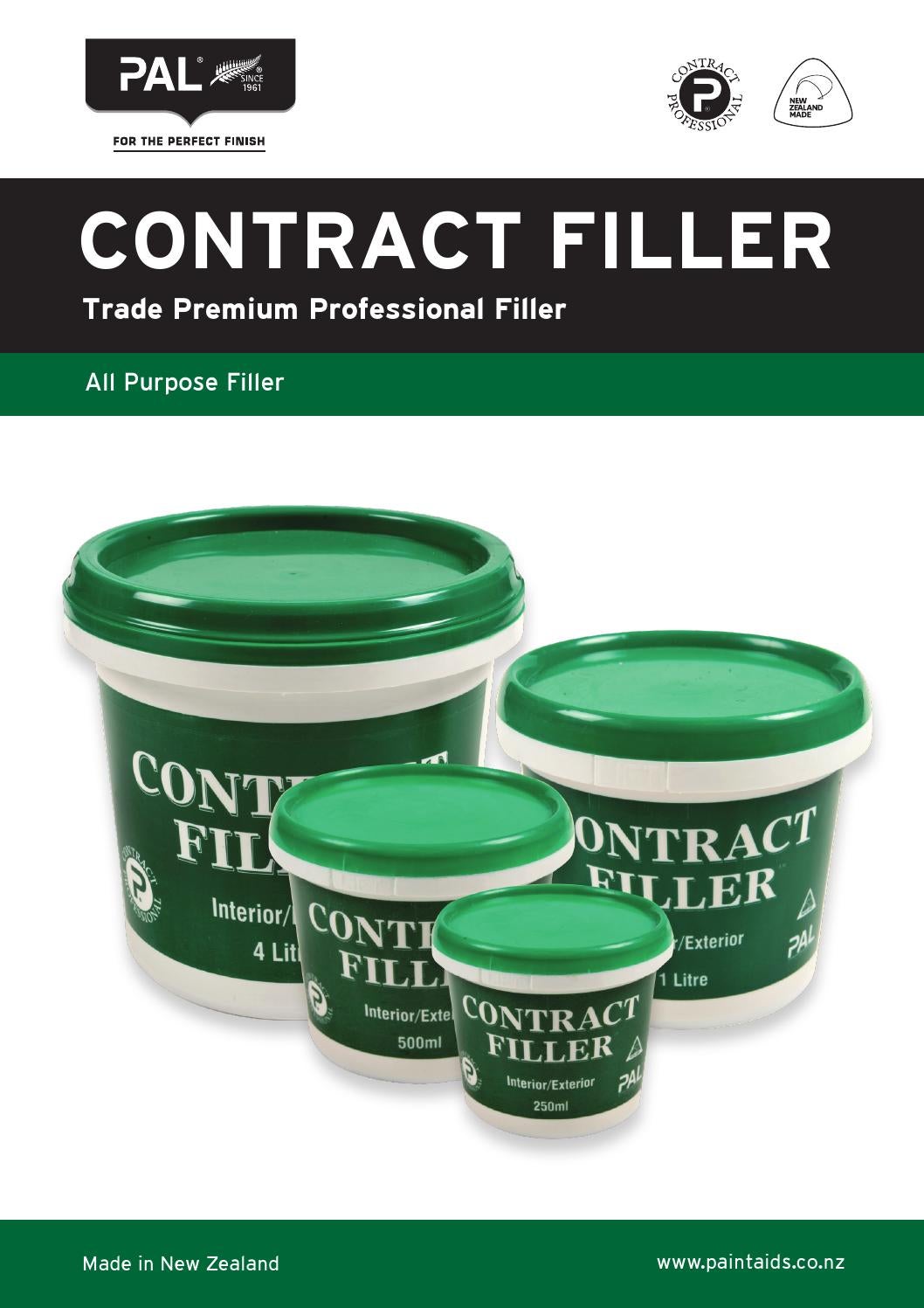 PAL Contract Filler Product Sheet by Redfire Design - Issuu