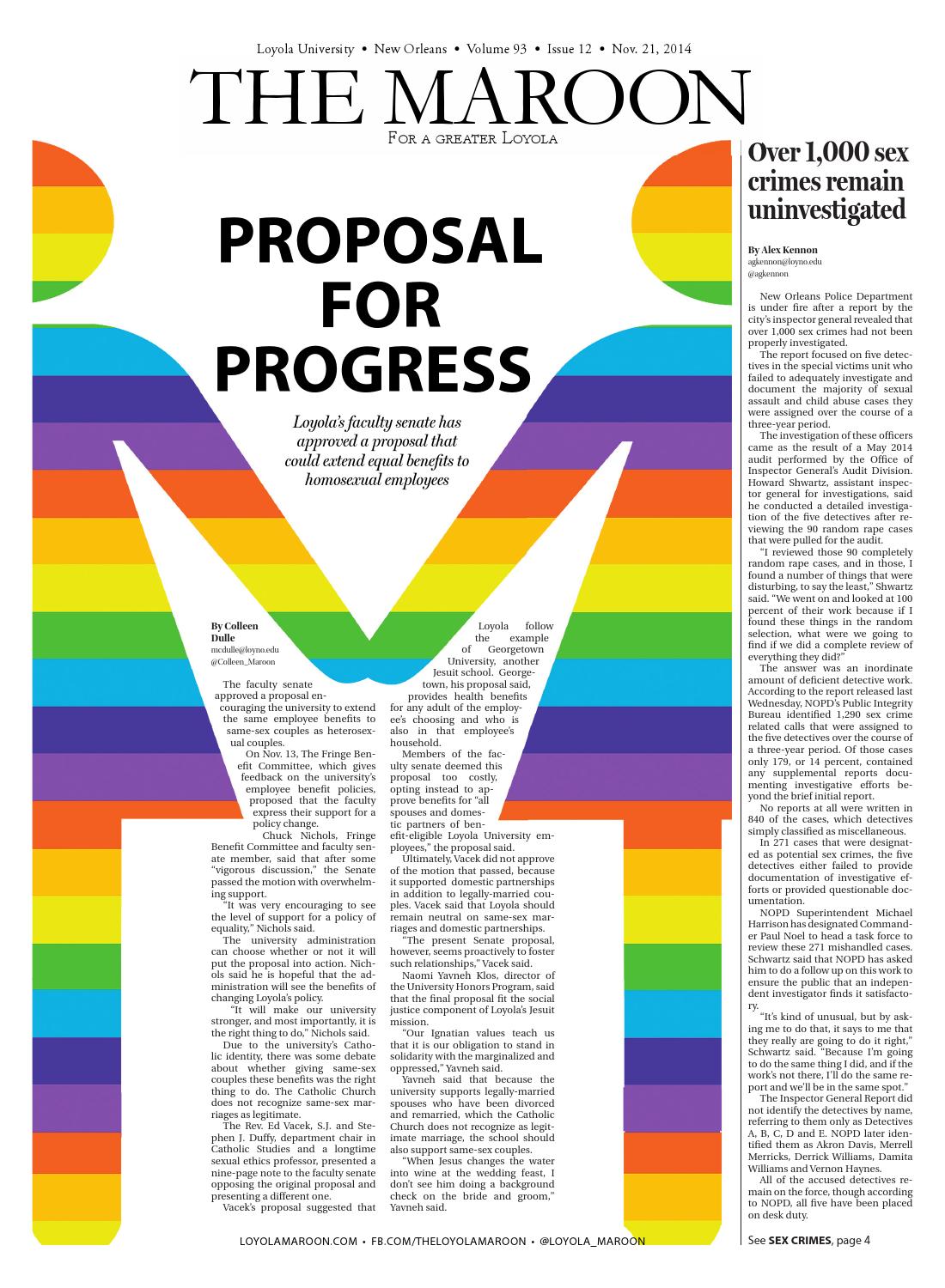 Maroon 11 21 14 by Loyola Maroon - Issuu