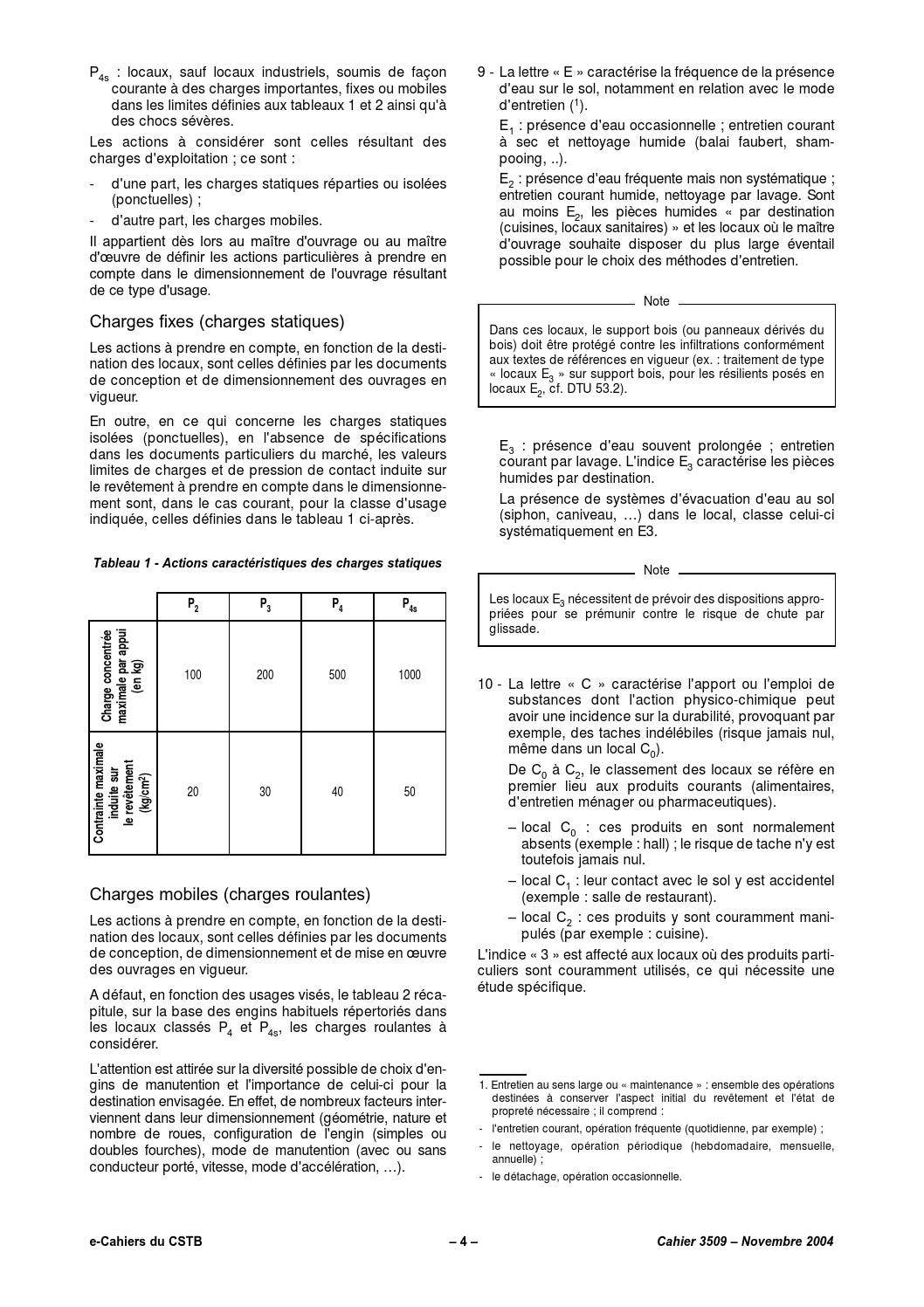Cahier 3509 du cstb classement upec des locaux by Weber - Issuu