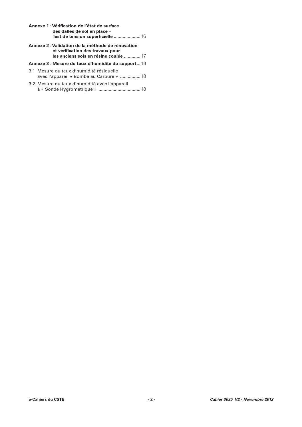 E cahiers 3635 v2 du cstb exécution des enduits de sols intérieurs pour la pose de revêtements ...