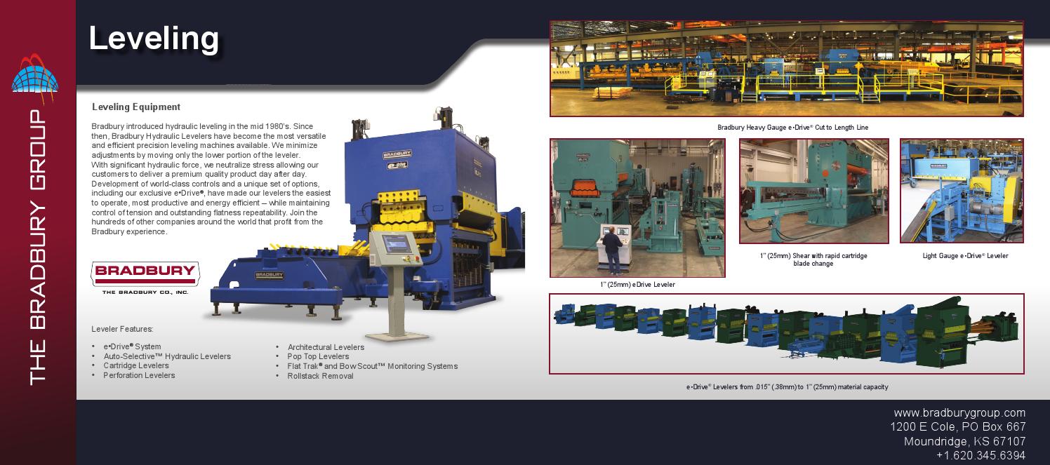 Bradbury e-Drive Levelers by The Bradbury Group - Issuu