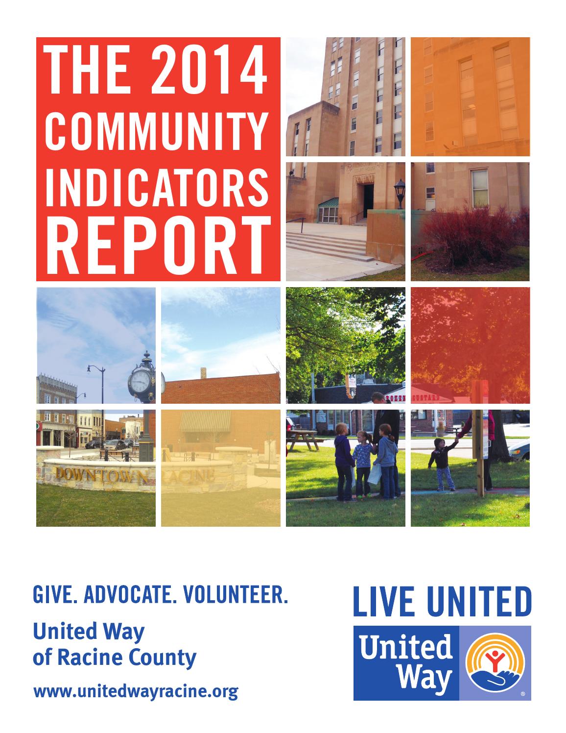 2014 Community Indicators Report by United Way of Racine County - Issuu