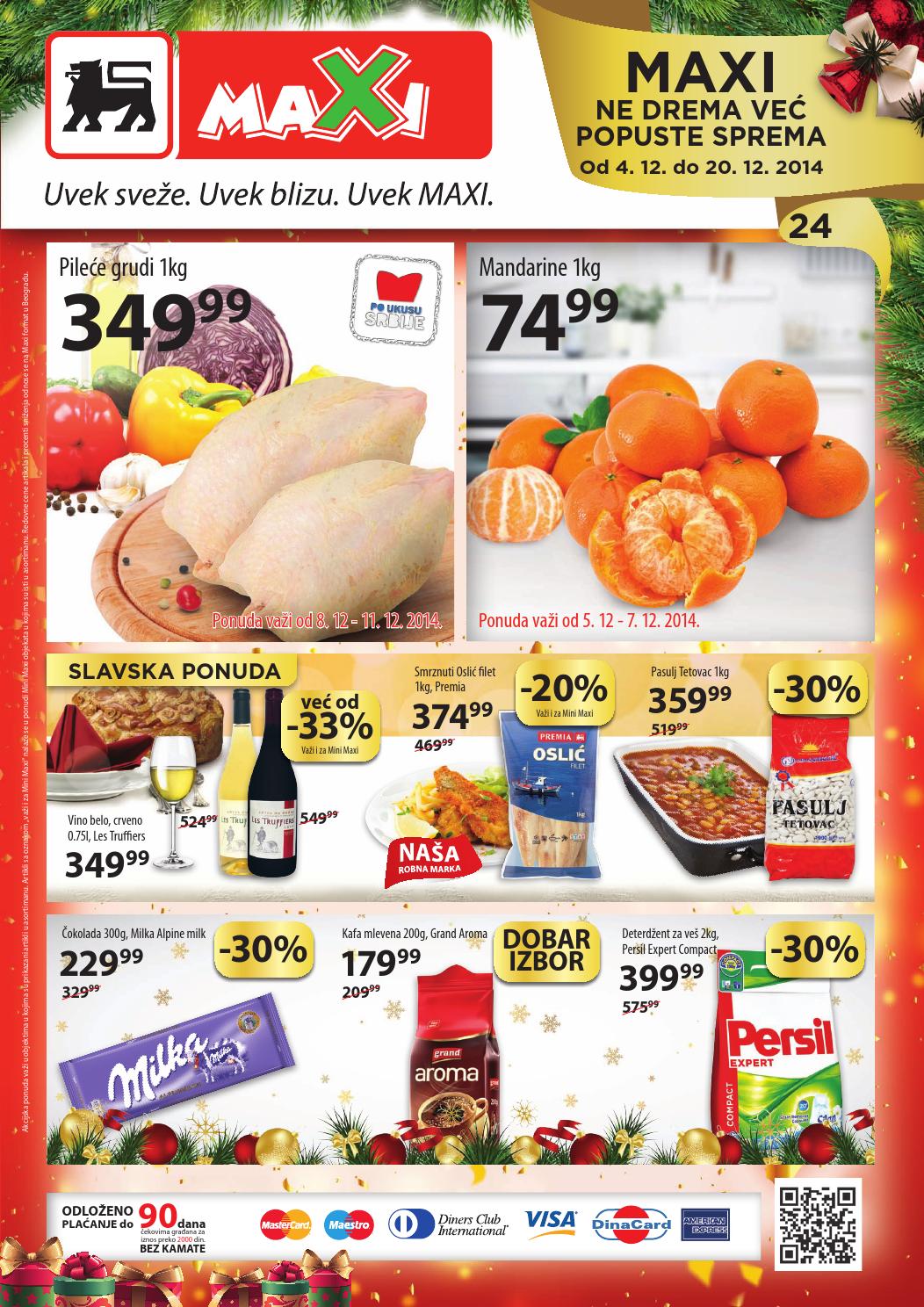 Maxi katalog supermarket od 04 20 12 2014 by Catalog.rs - Issuu